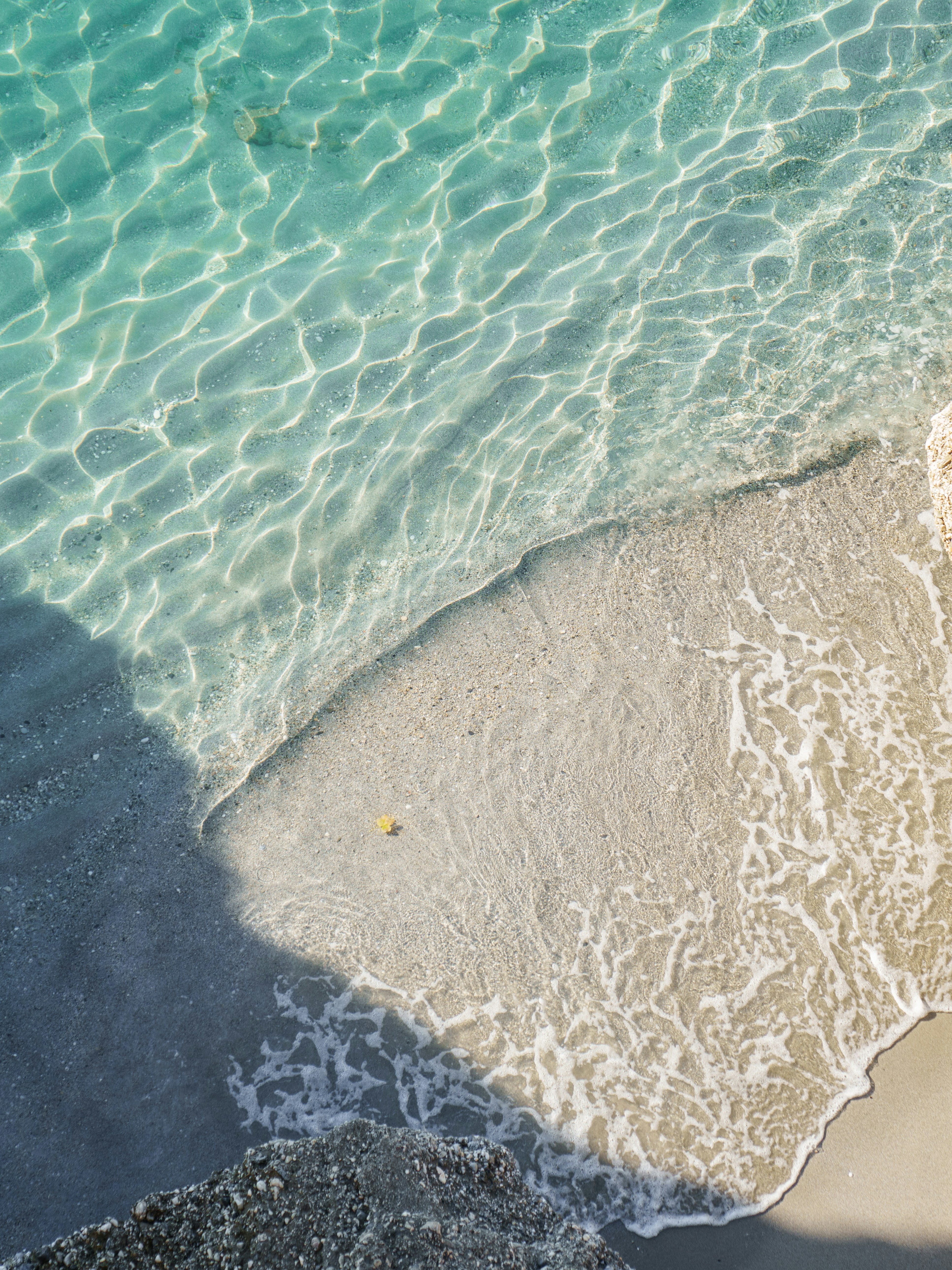 Sunlit Tide: Aerial Whisper of Sea and Sand