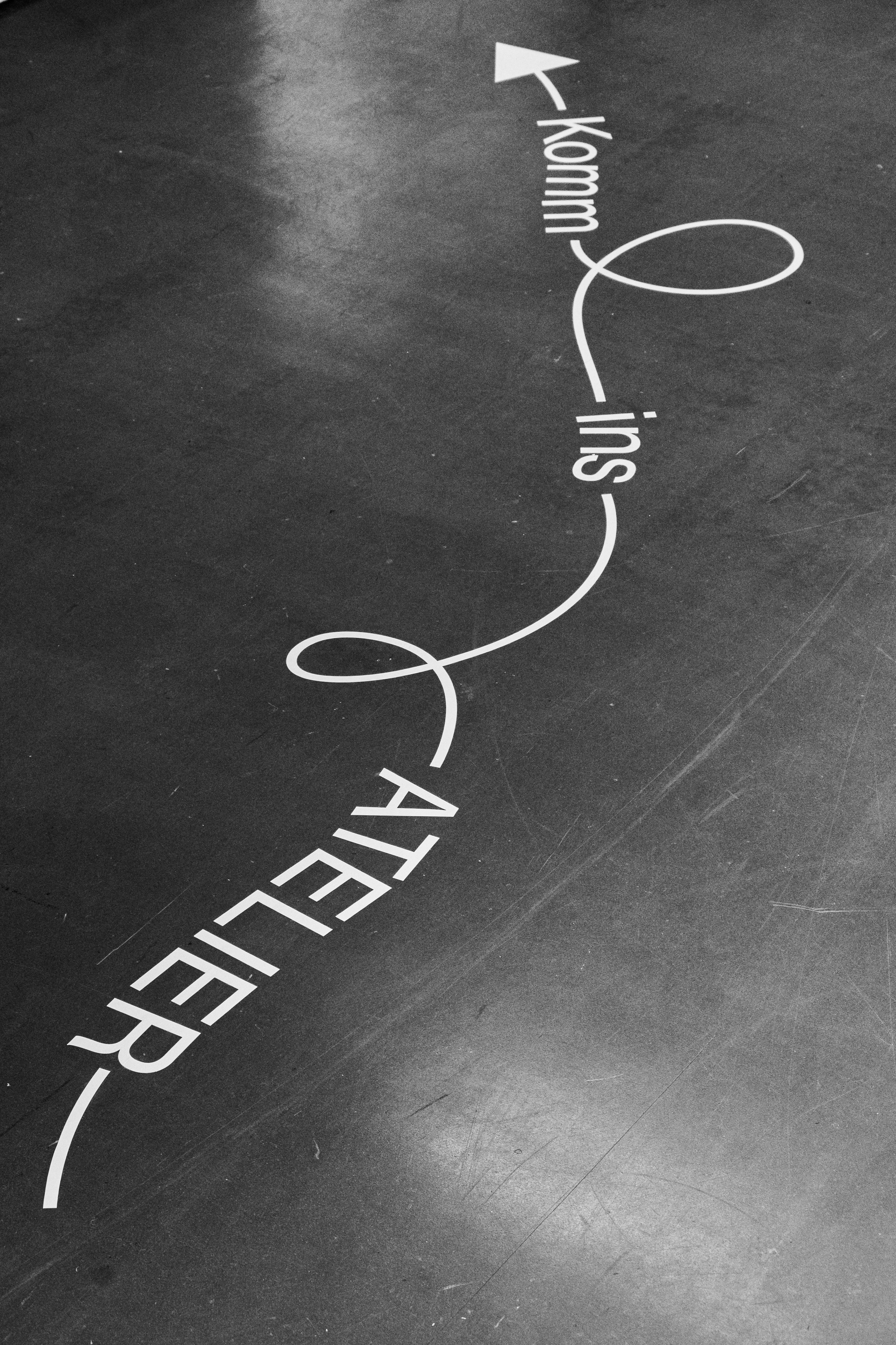 Curved Script on a Silent Floor