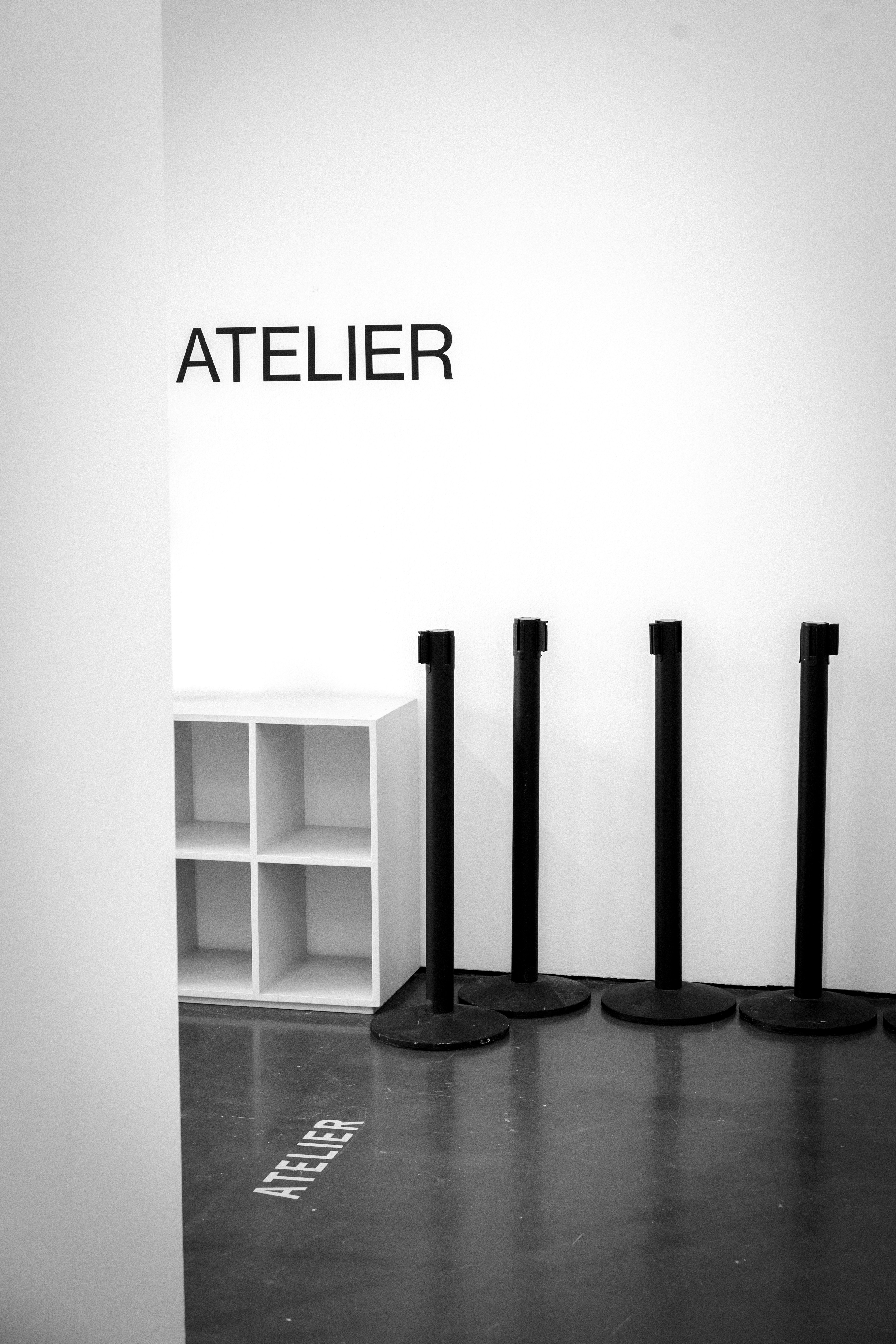 Industrial Minimalism: The Atelier Sign and Stanchions