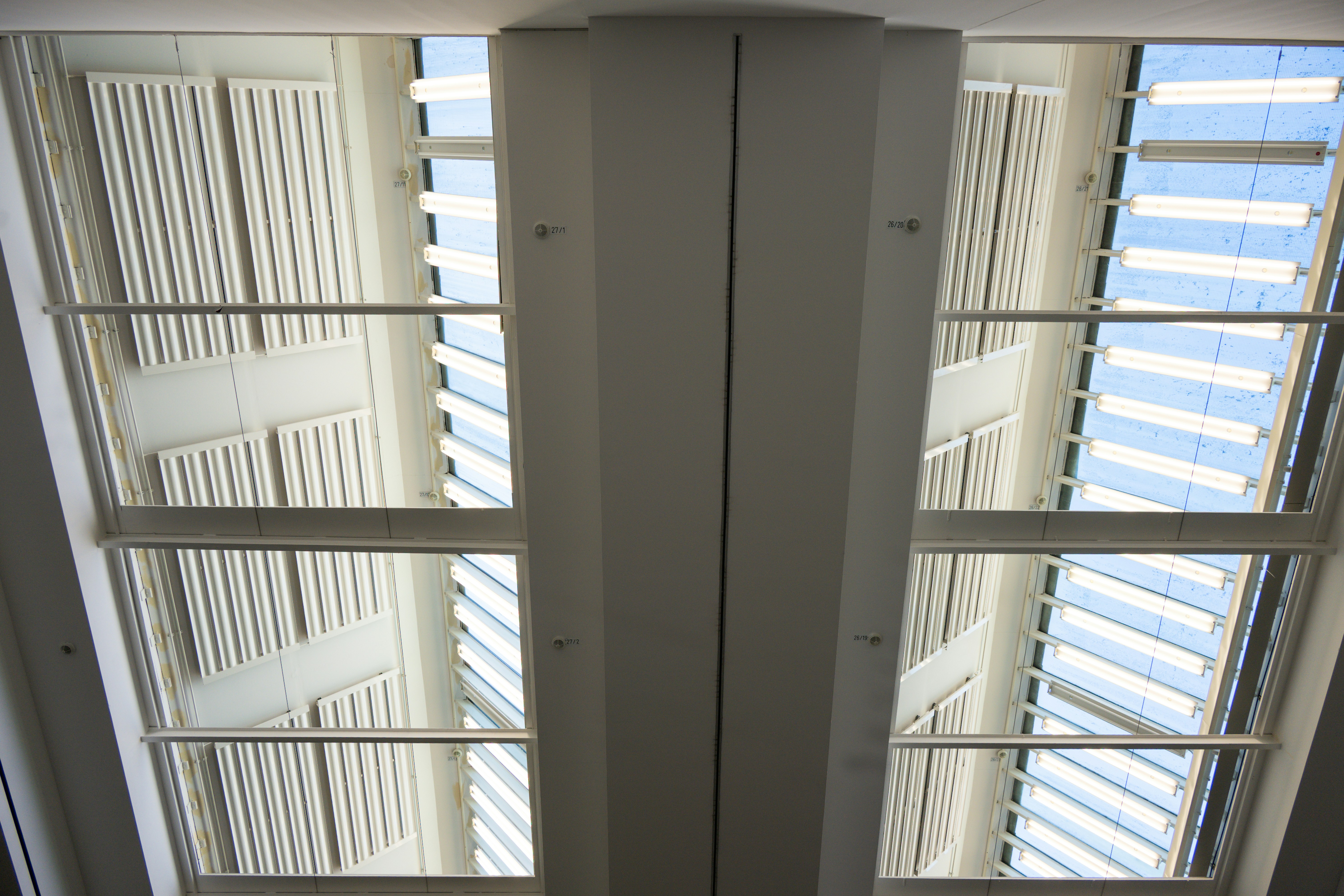 Symmetric Sky-Light Tunnels Reflected: An Architectural Vantage