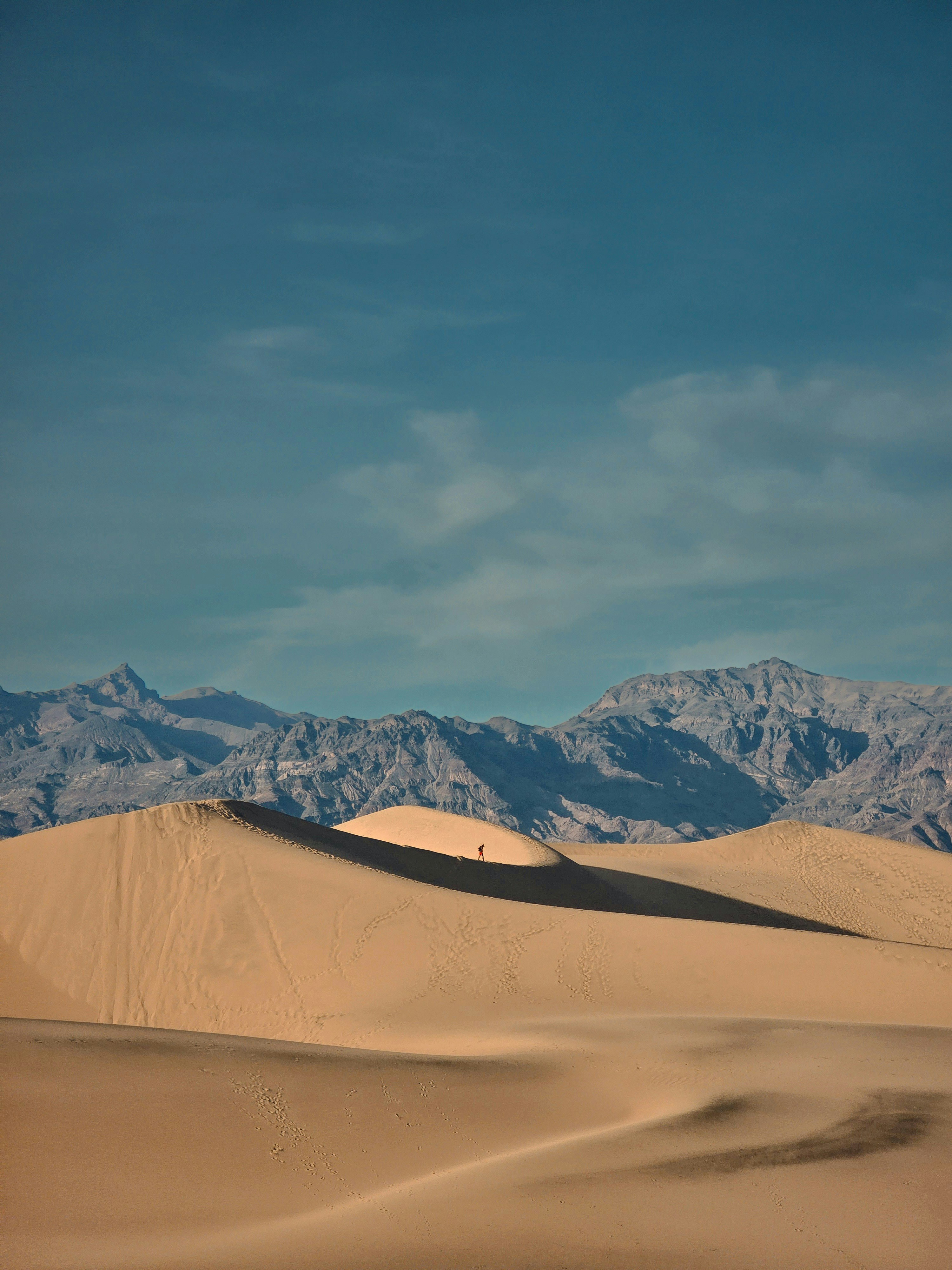 Dune Crest Under Desert Sky