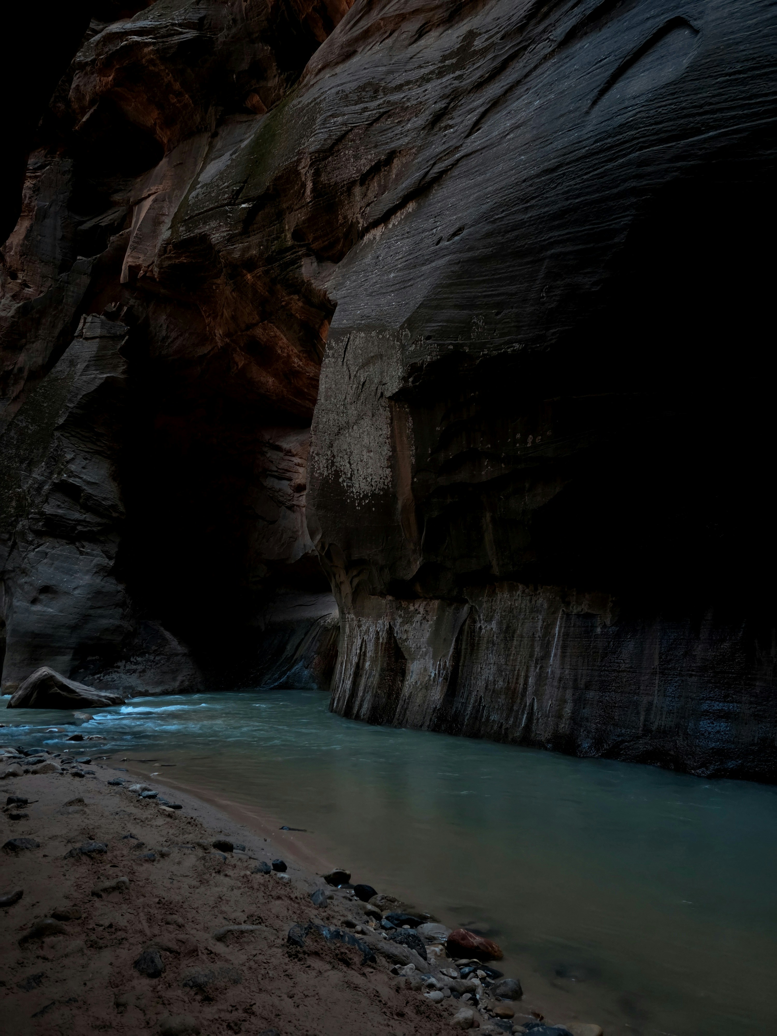 Cavern River: Light Touches the Quiet Waters