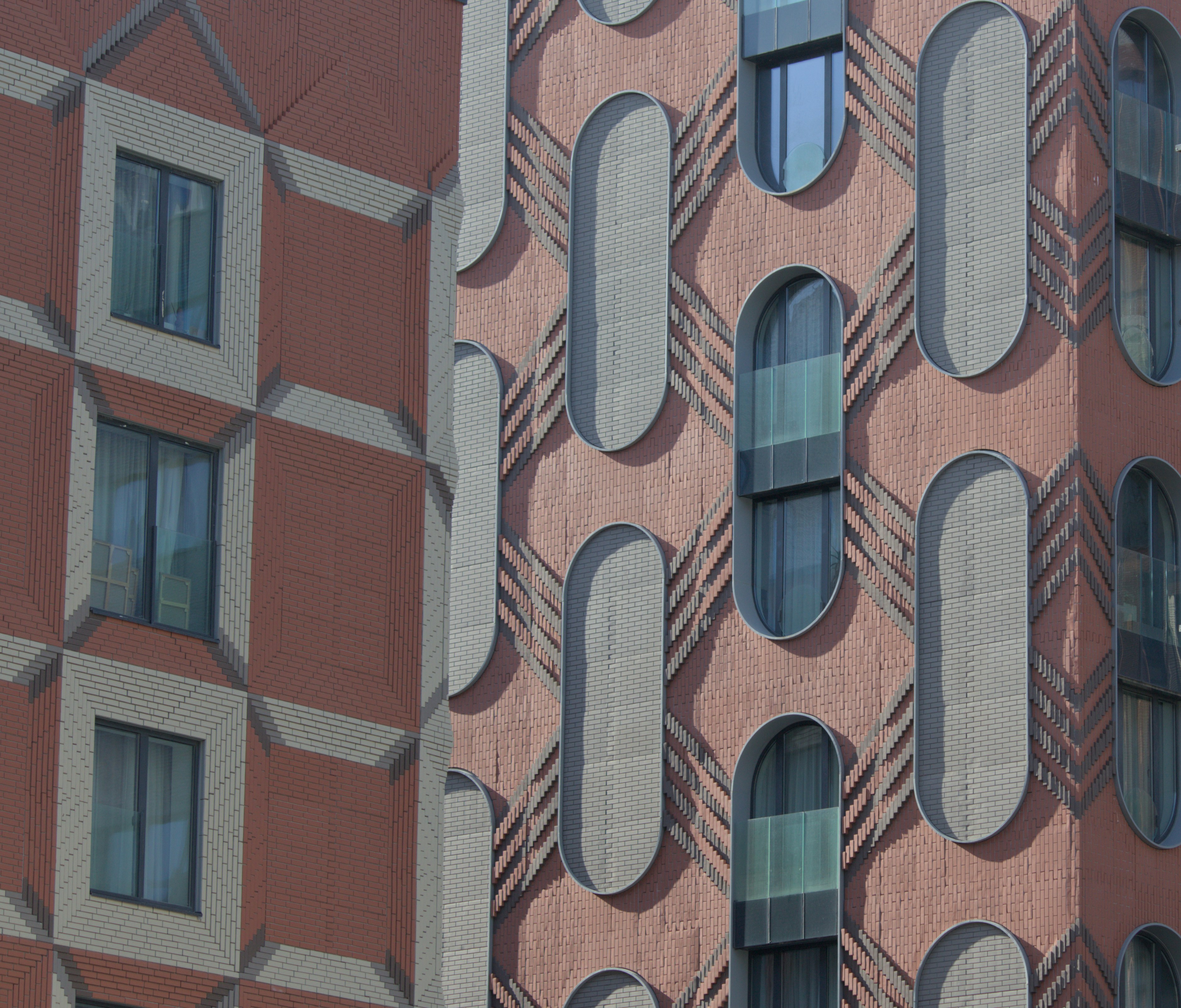 Patterned Facades: Rectilinear Towers with Elliptical Windows