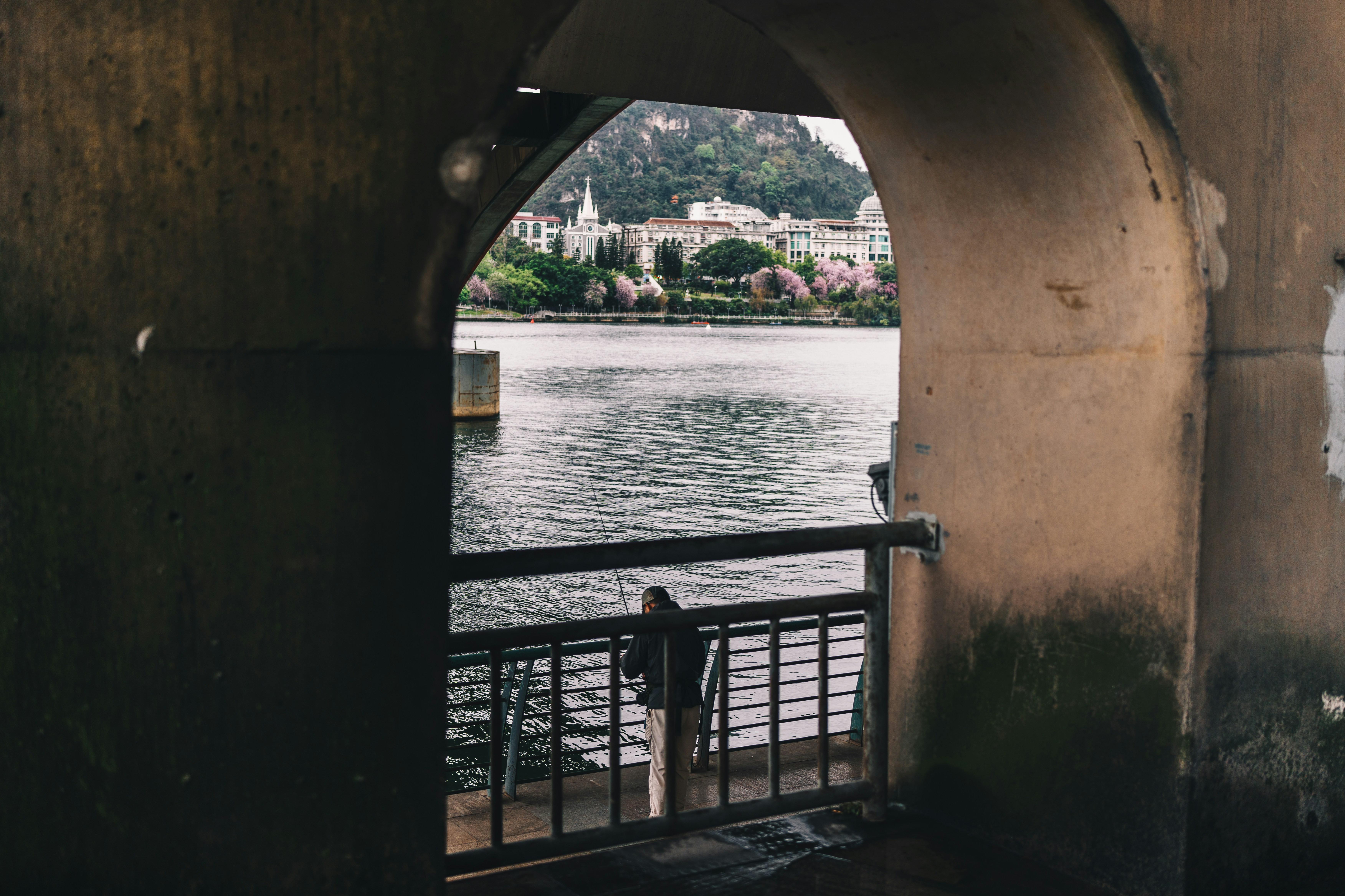 Light at the Arch: A View Through the Concrete Frame