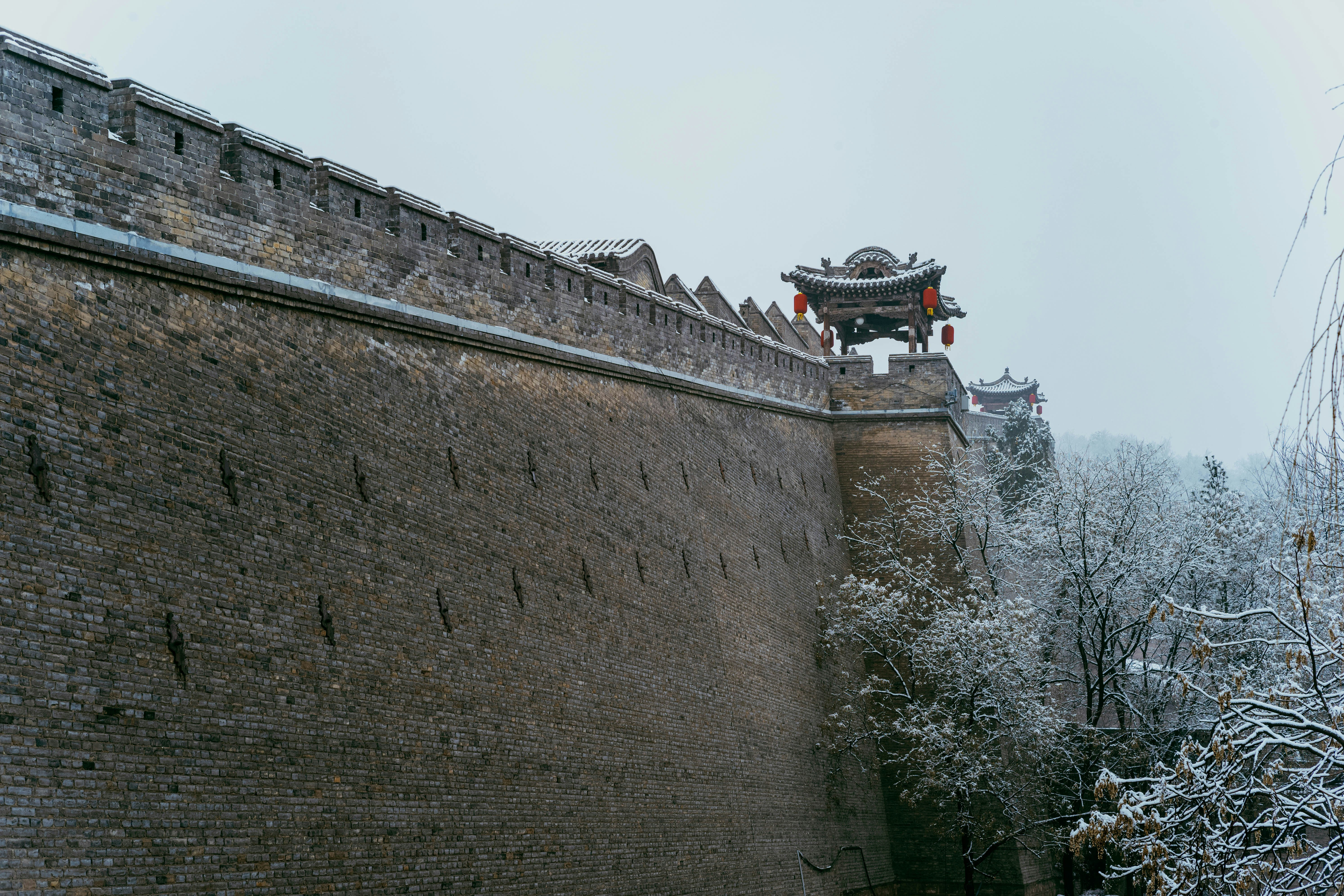 Rime on the Great Wall: Snow-Crowned Watchtower