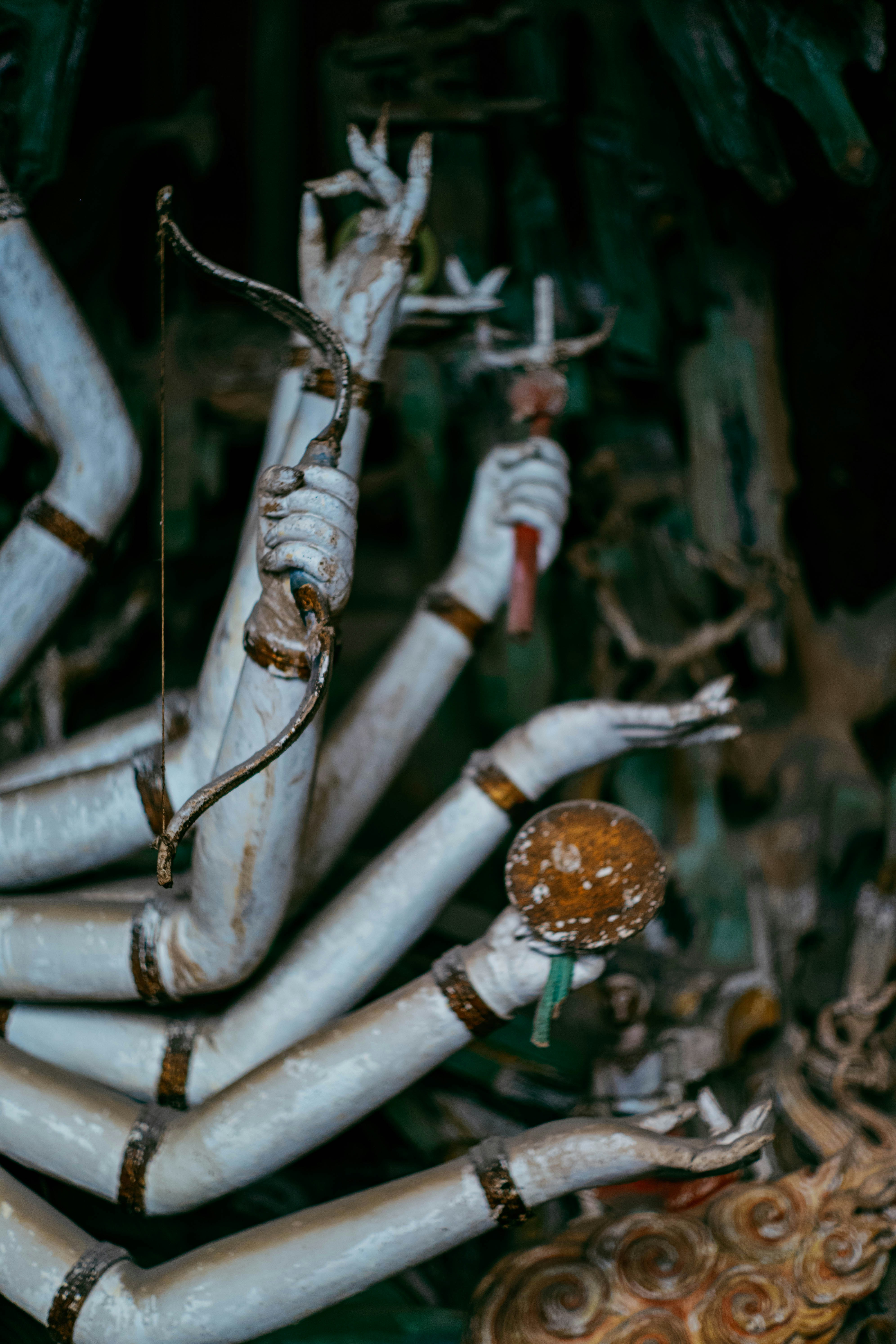 Whittled Calm: A Tangle of White Limbs and Weathered Arrows