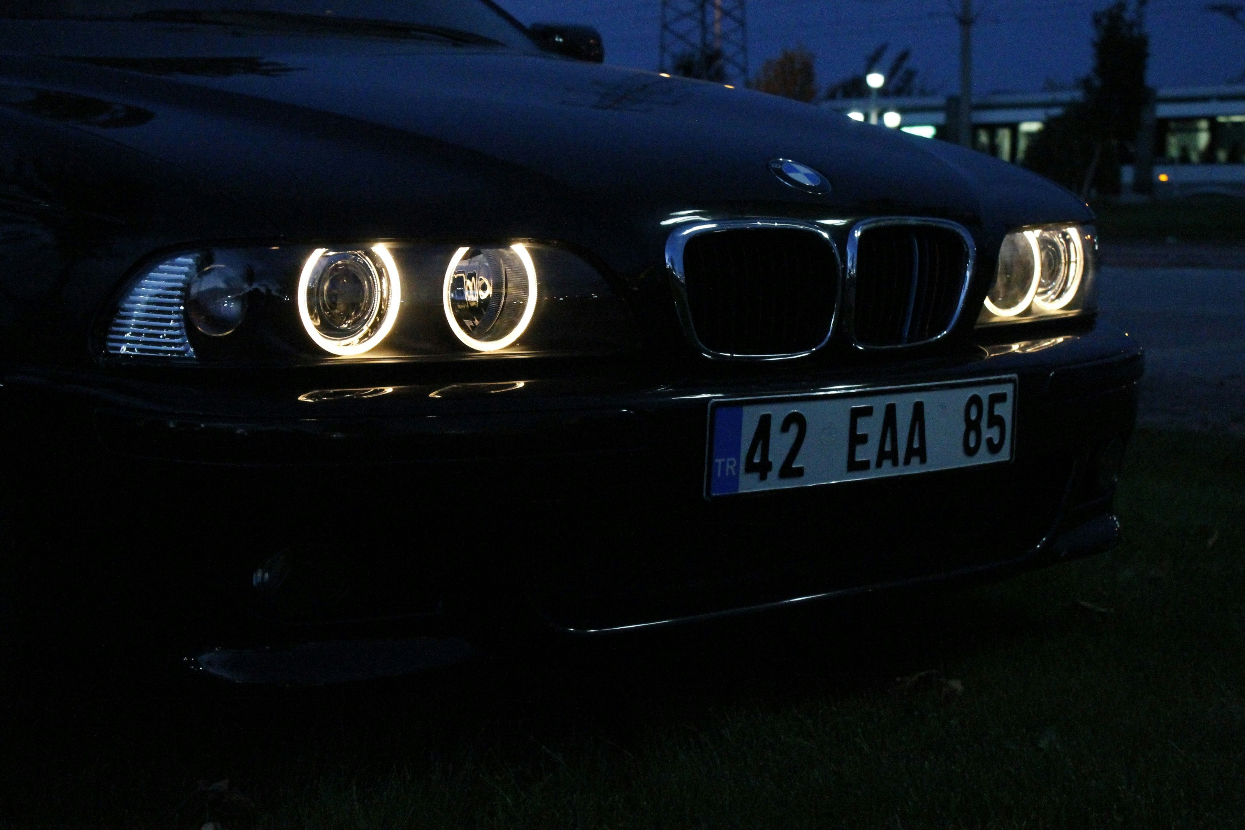 Nocturnal BMW Blues: Halos of Precision