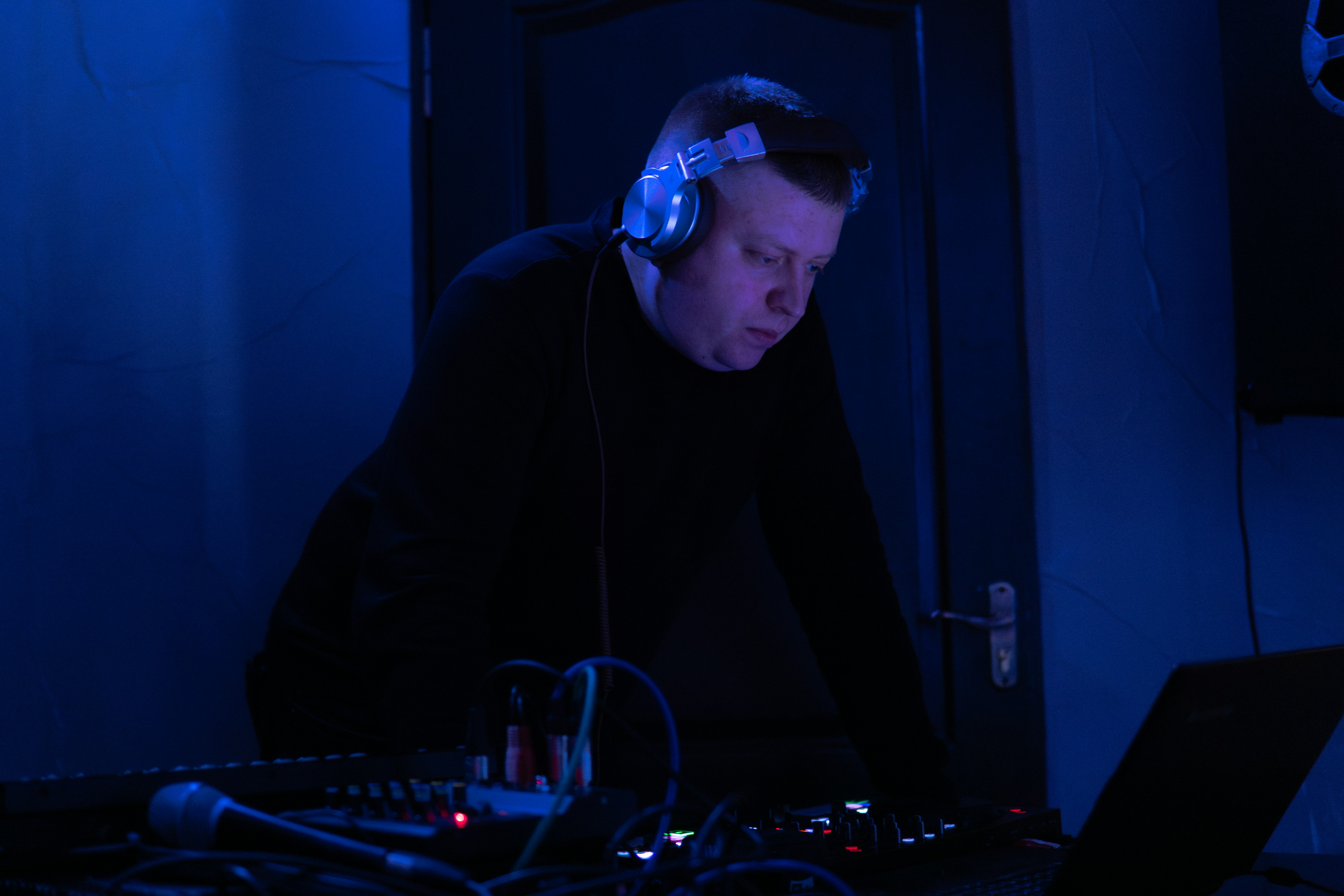 Midnight Mix: A DJ in Neon Silence