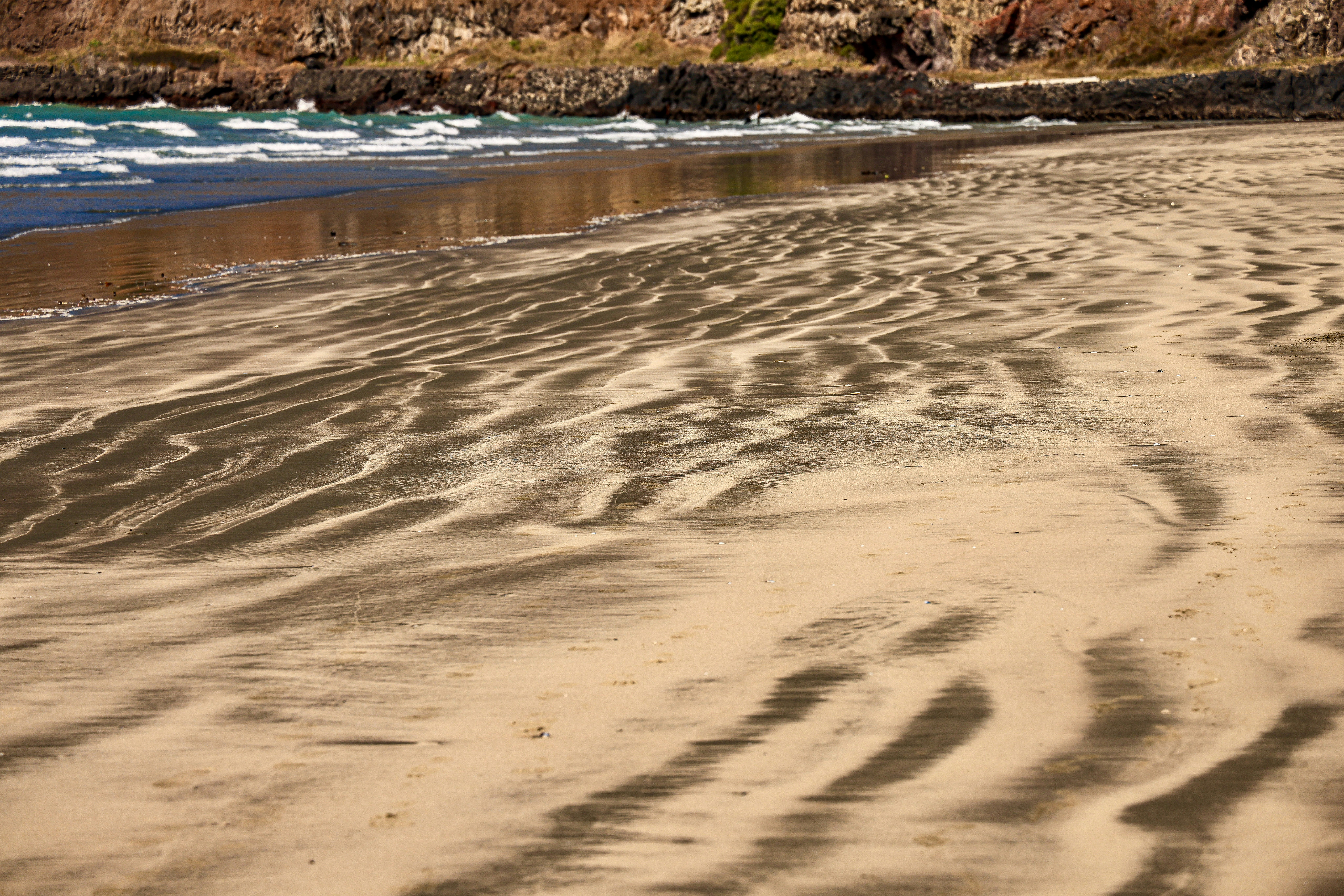 Rippled Sands Await the Tide