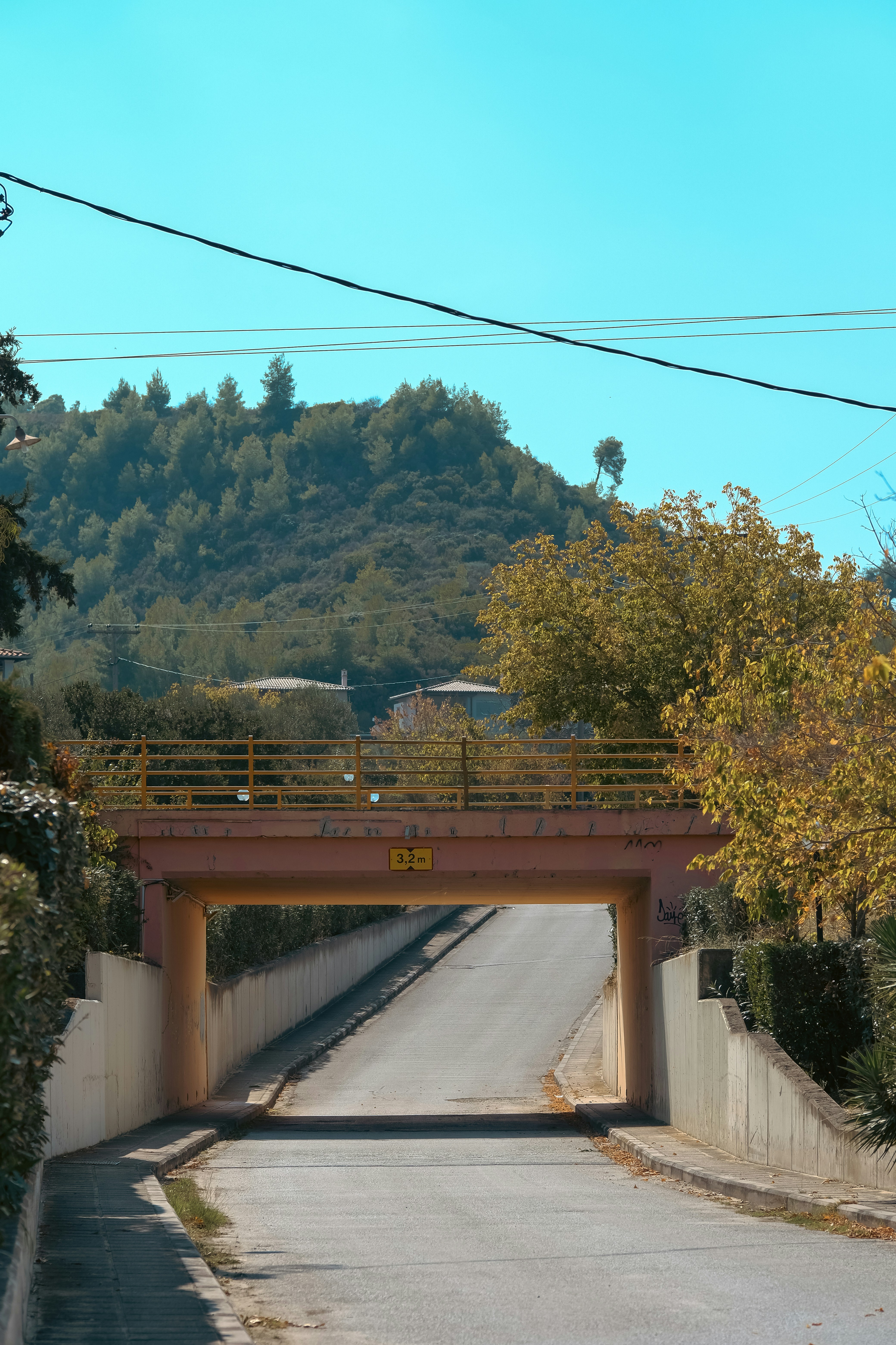 Underpass to a Quiet Hill Road