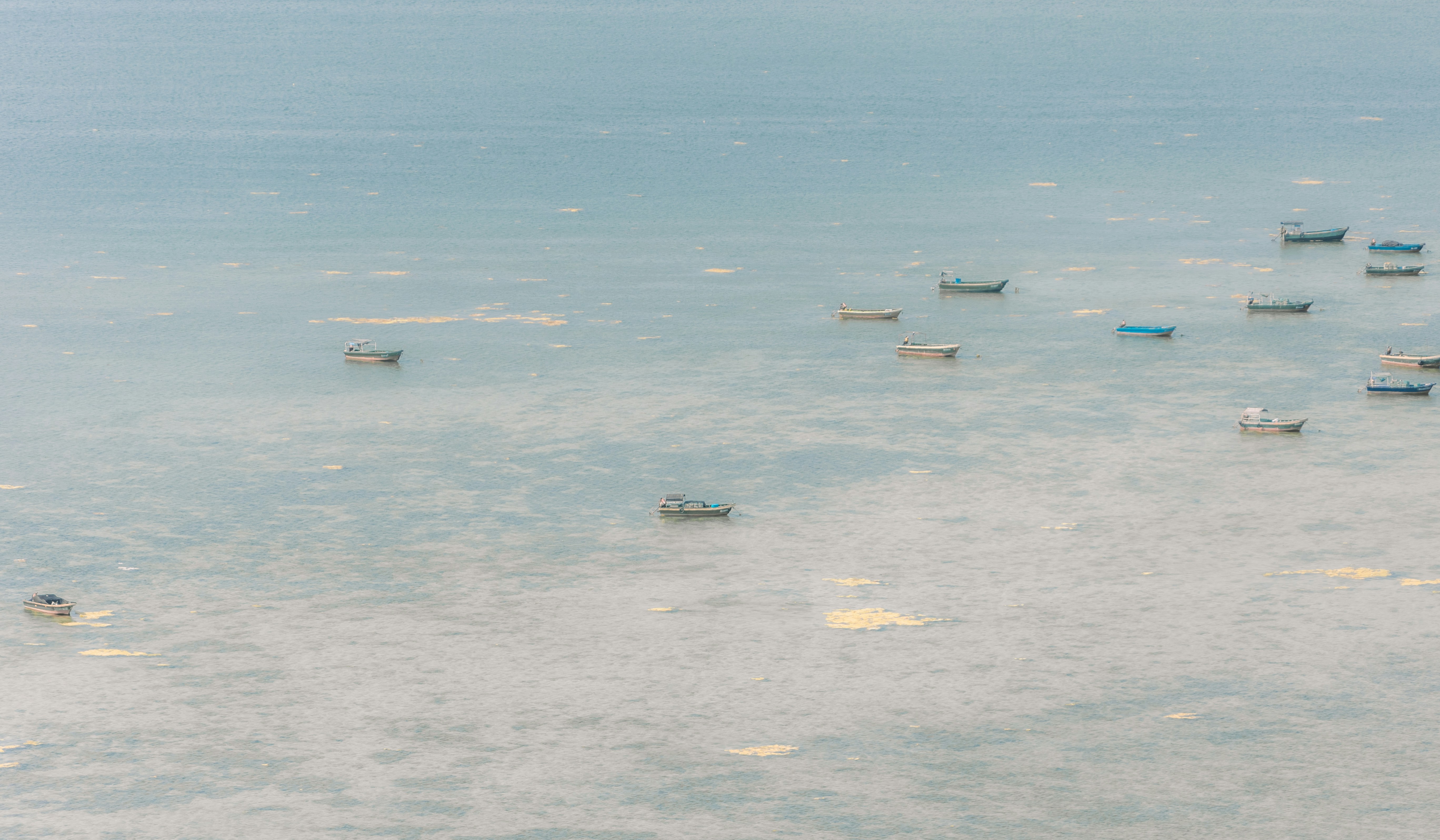 Boats on a Misty Sea