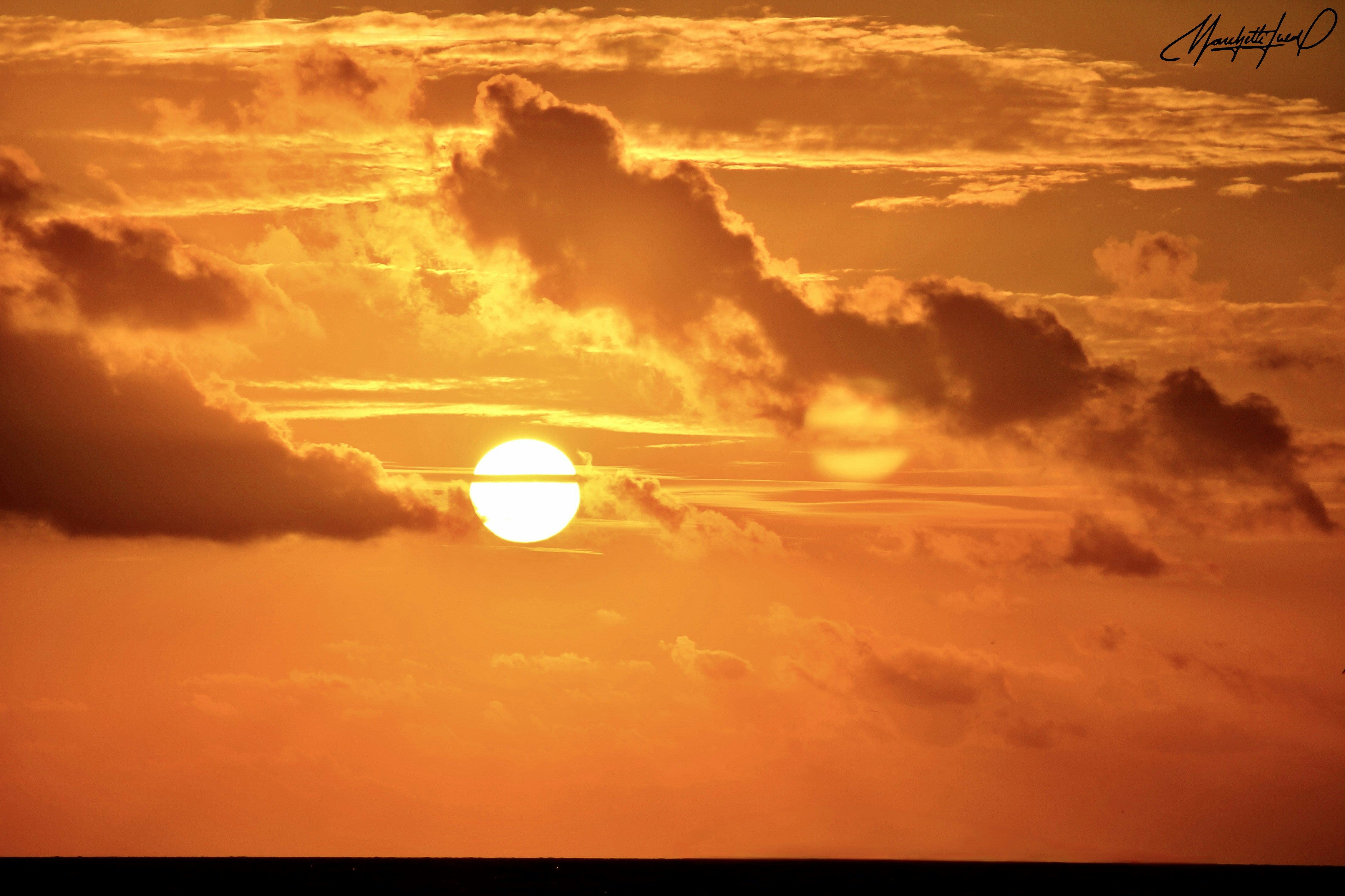 Sunrise on a Quiet Horizon: A Grainy Serenade