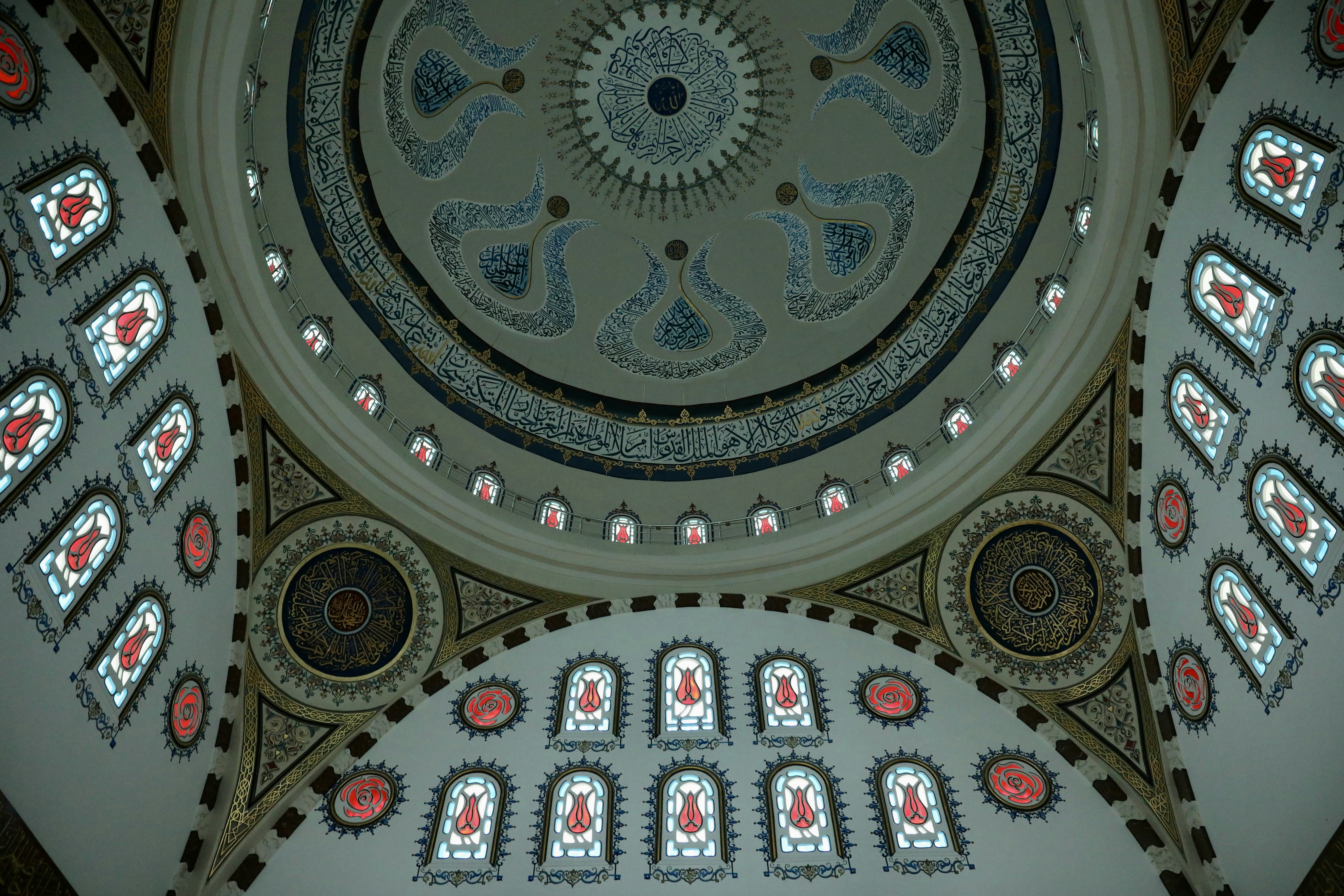 Celestial Dome: A Symmetry of Stained Glass and Arches