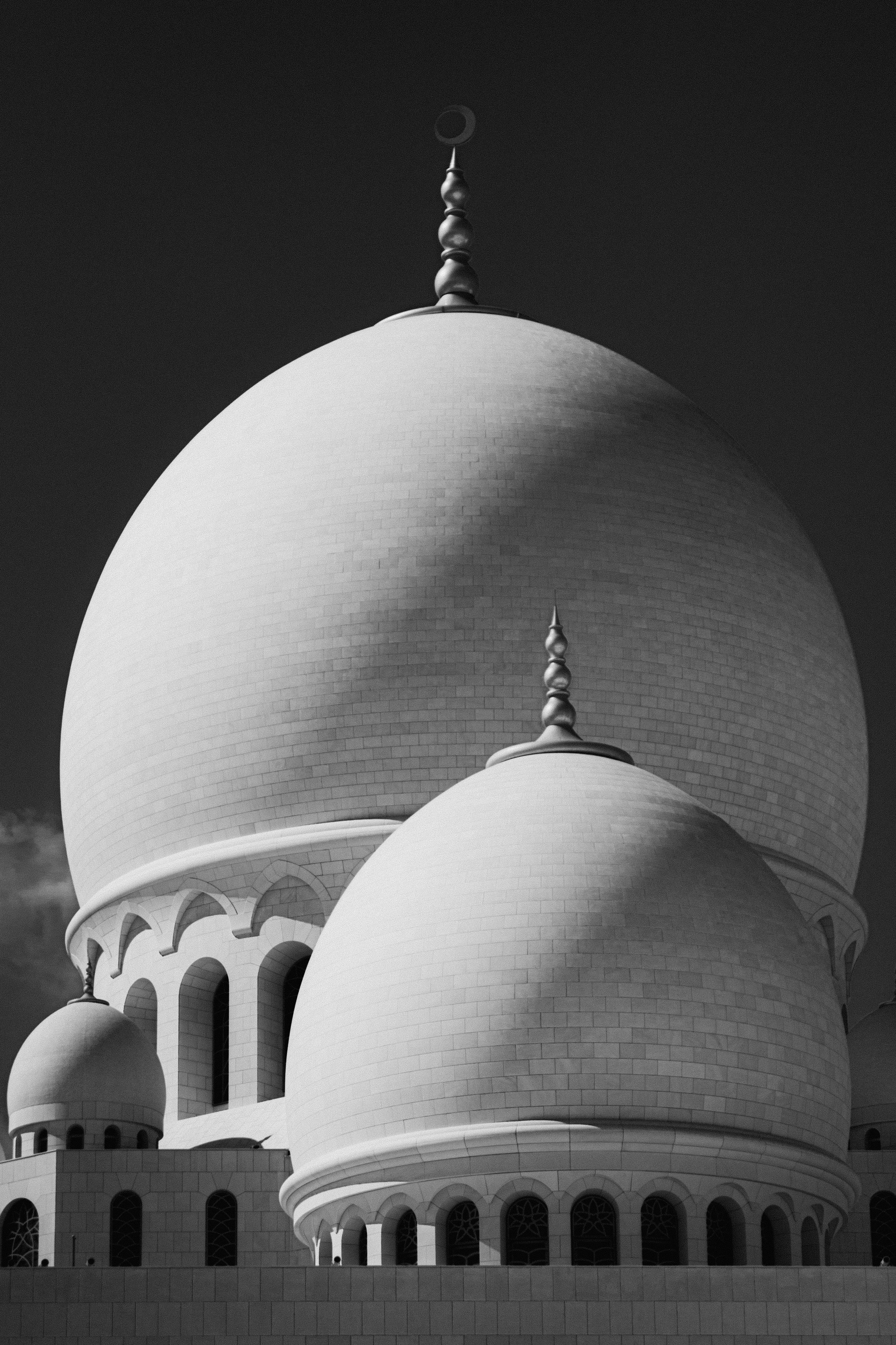 Domes in Monochrome: A Quiet Architectural Majesty