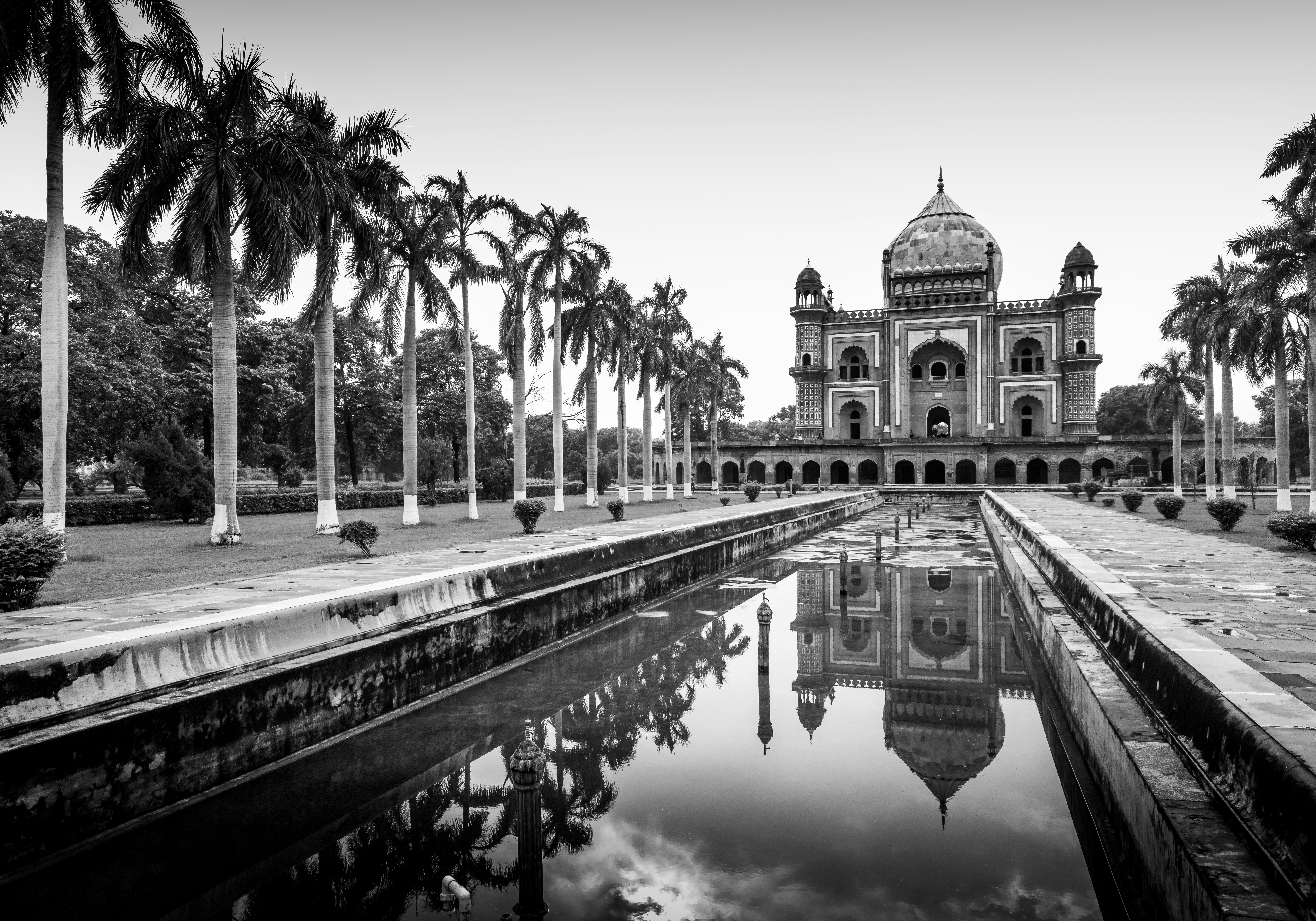 Symmetry in Stone: The Taj-like Mausoleum and Reflective Axis