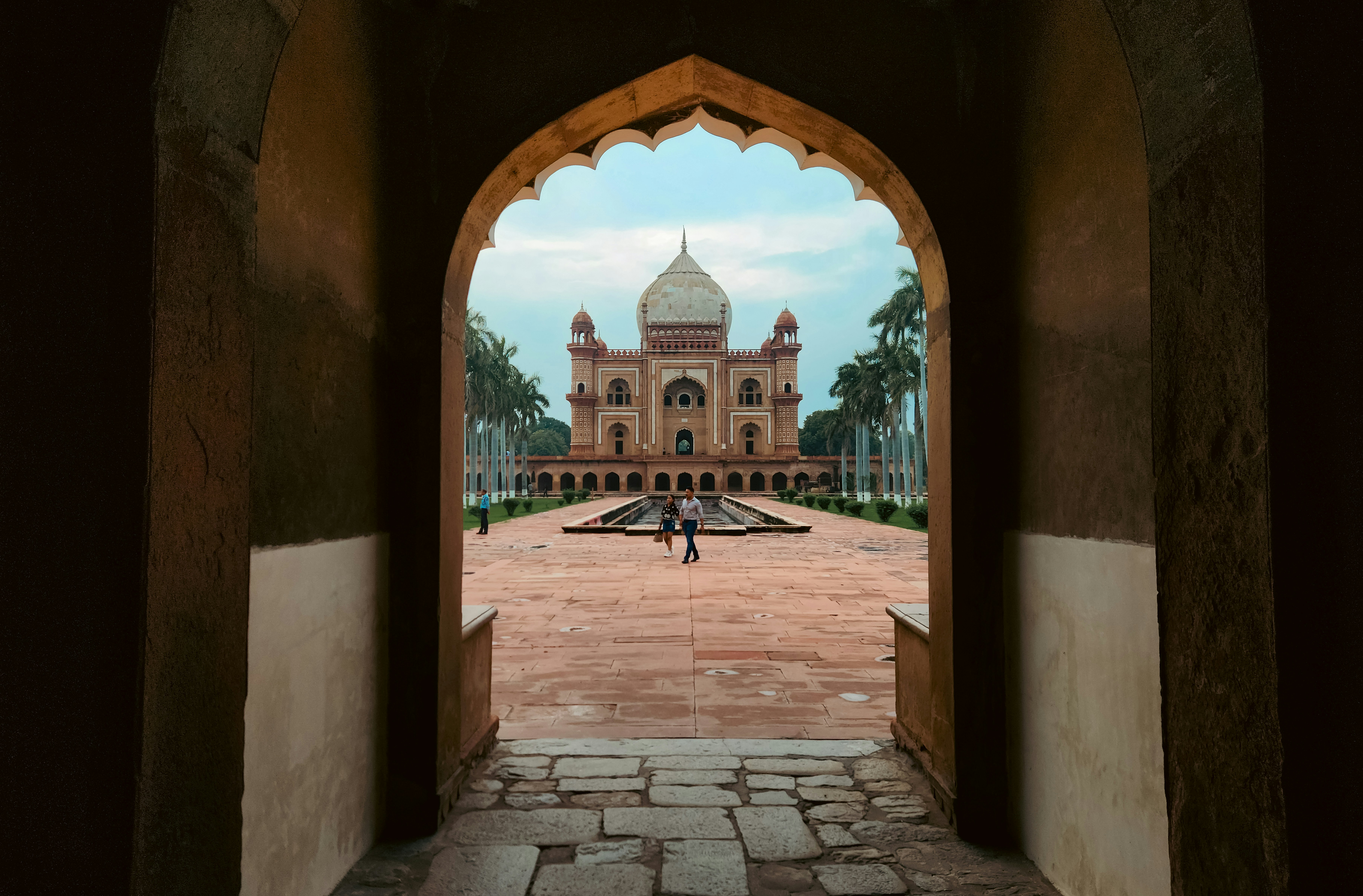 Gateway to the Taj-esque Monument: Archway to a Central Courtyard