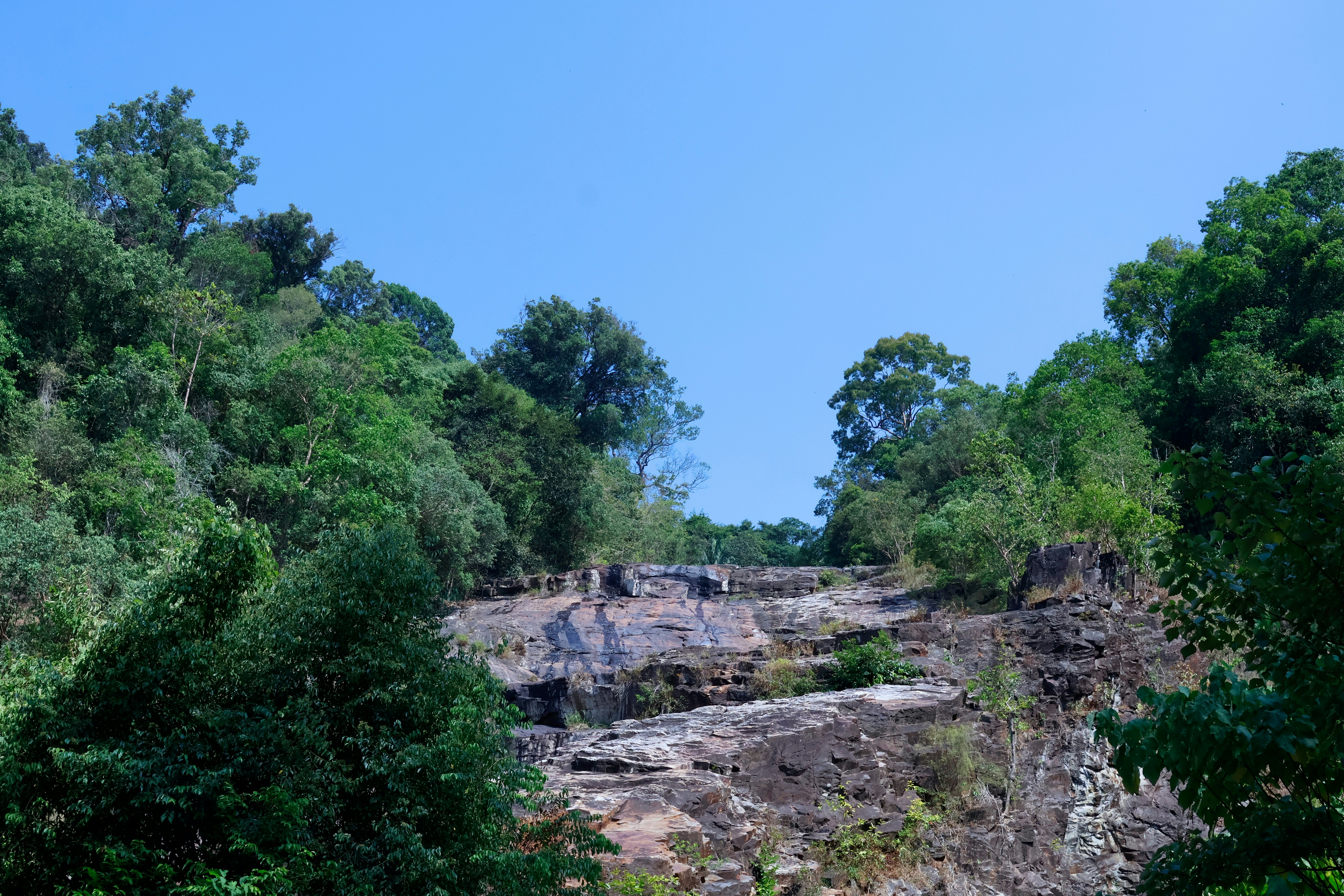 Sunlit Cliff Vista at Midday