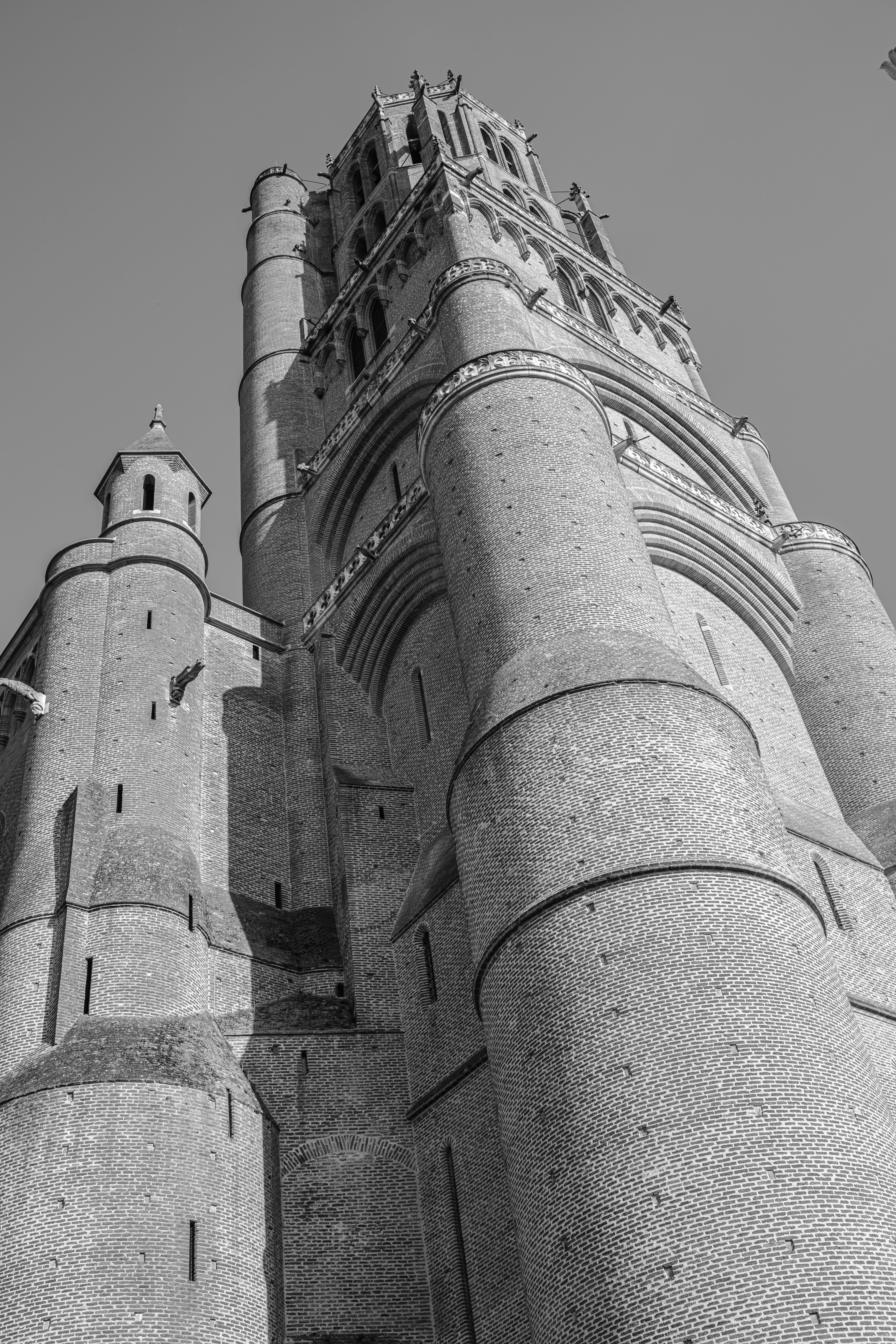 Towering Stone: A Up-Close Perspective on Medieval Grandeur