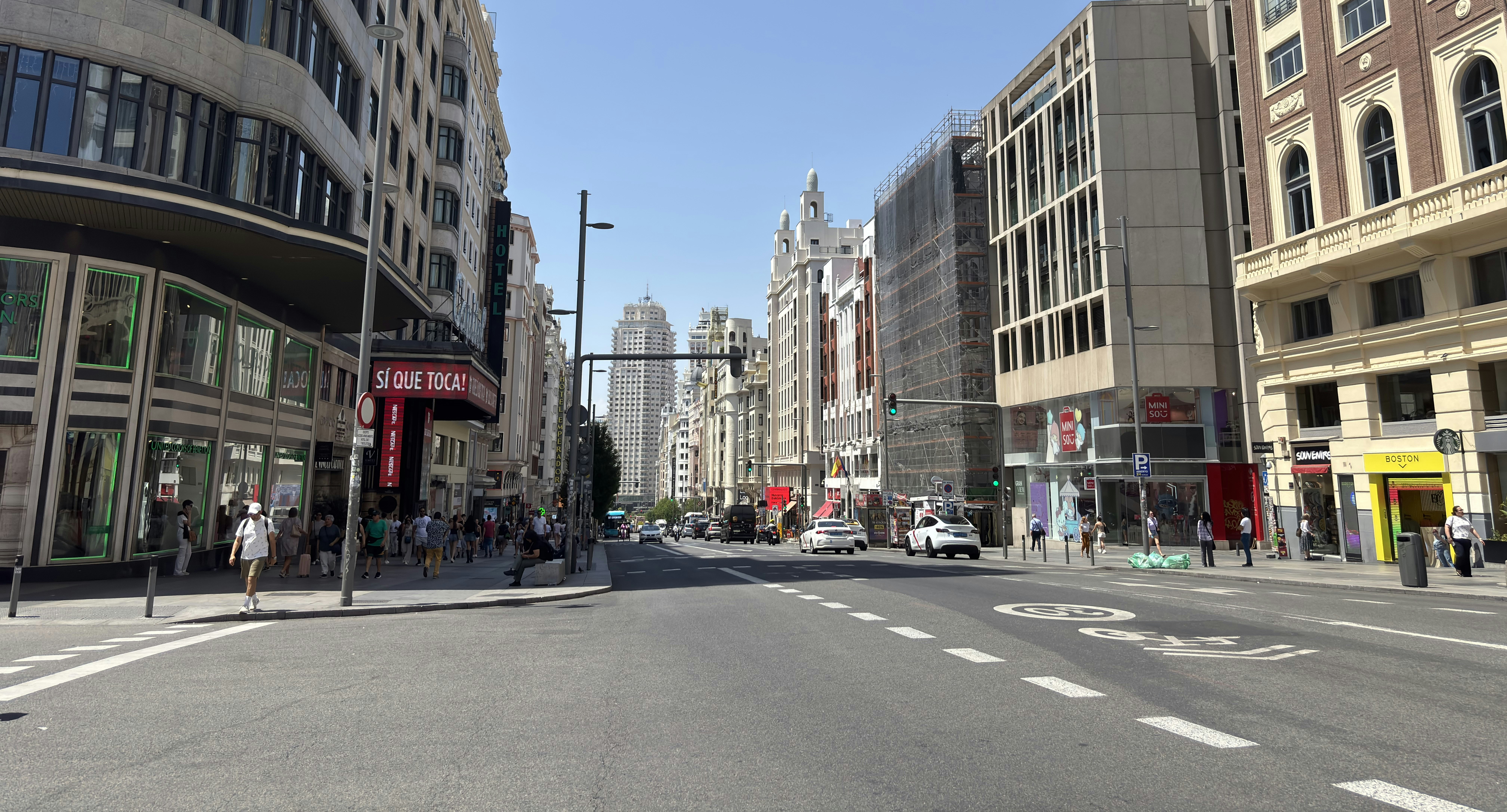 City Boulevard in Focus: A Bright Day at the Crossroads