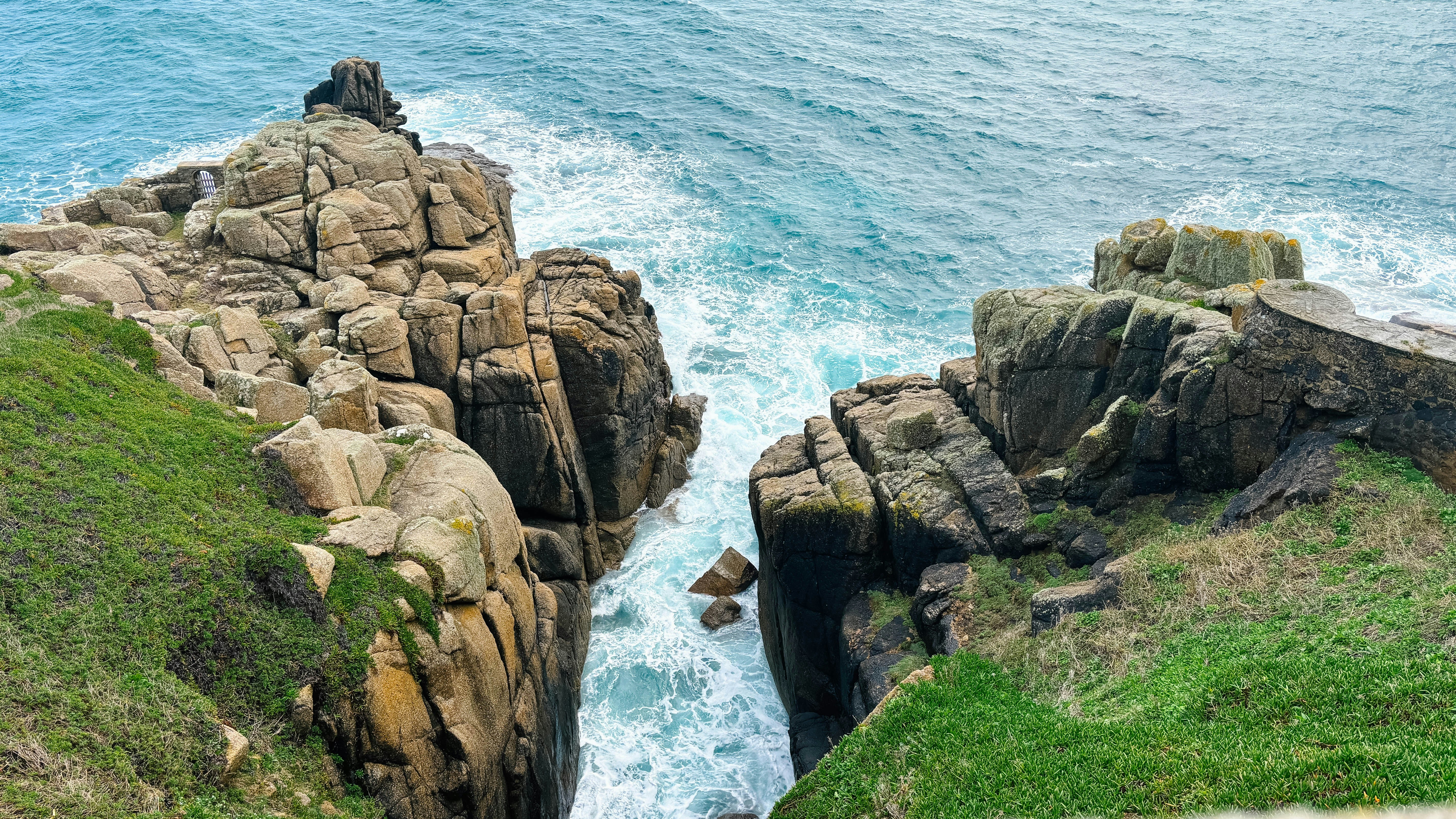 Cliff Edge Confluence: Craggy Promontory Meeting the Sea