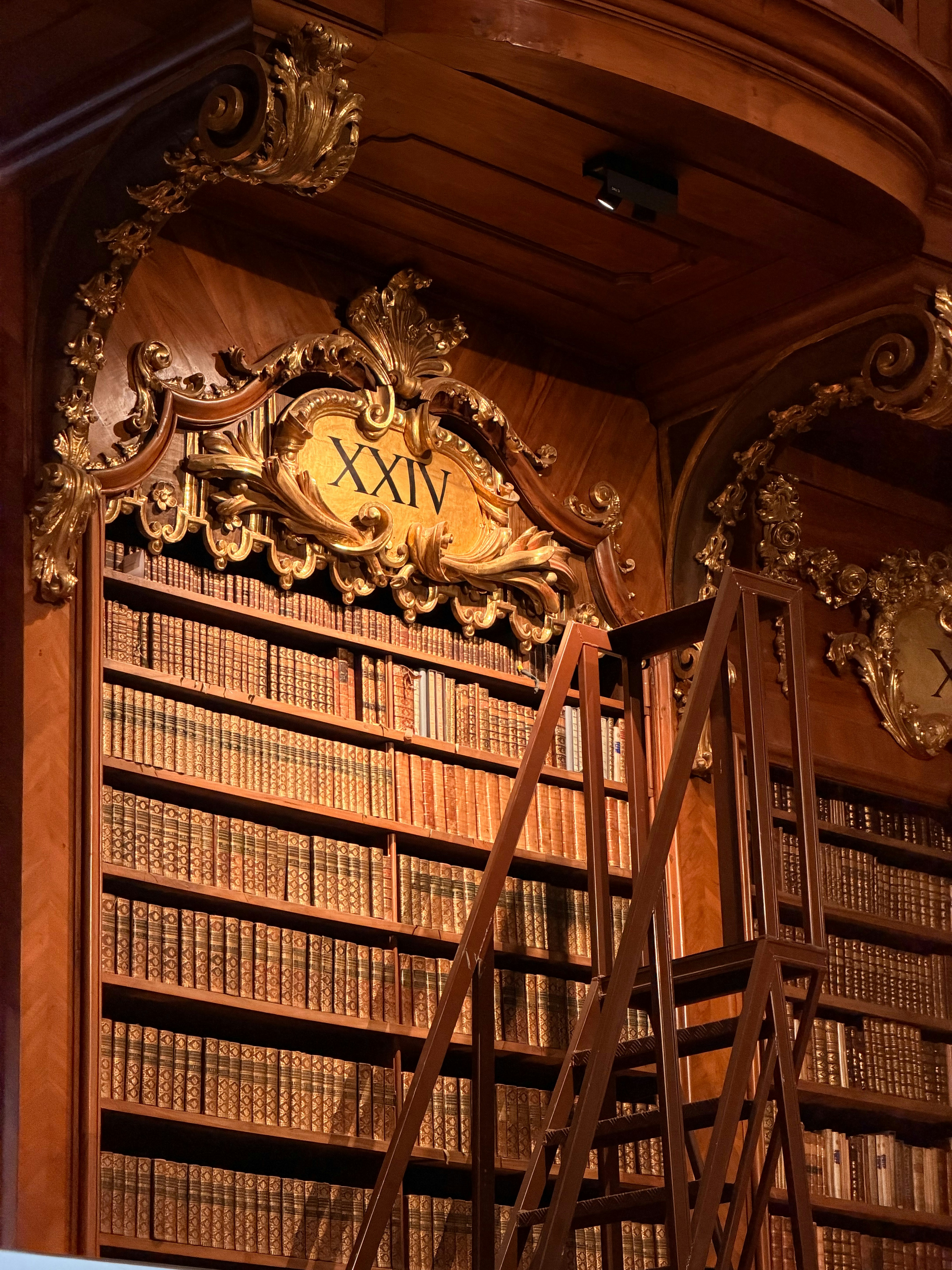 Oscillating Gilded Tomes: A Staircase in the Midnight Library