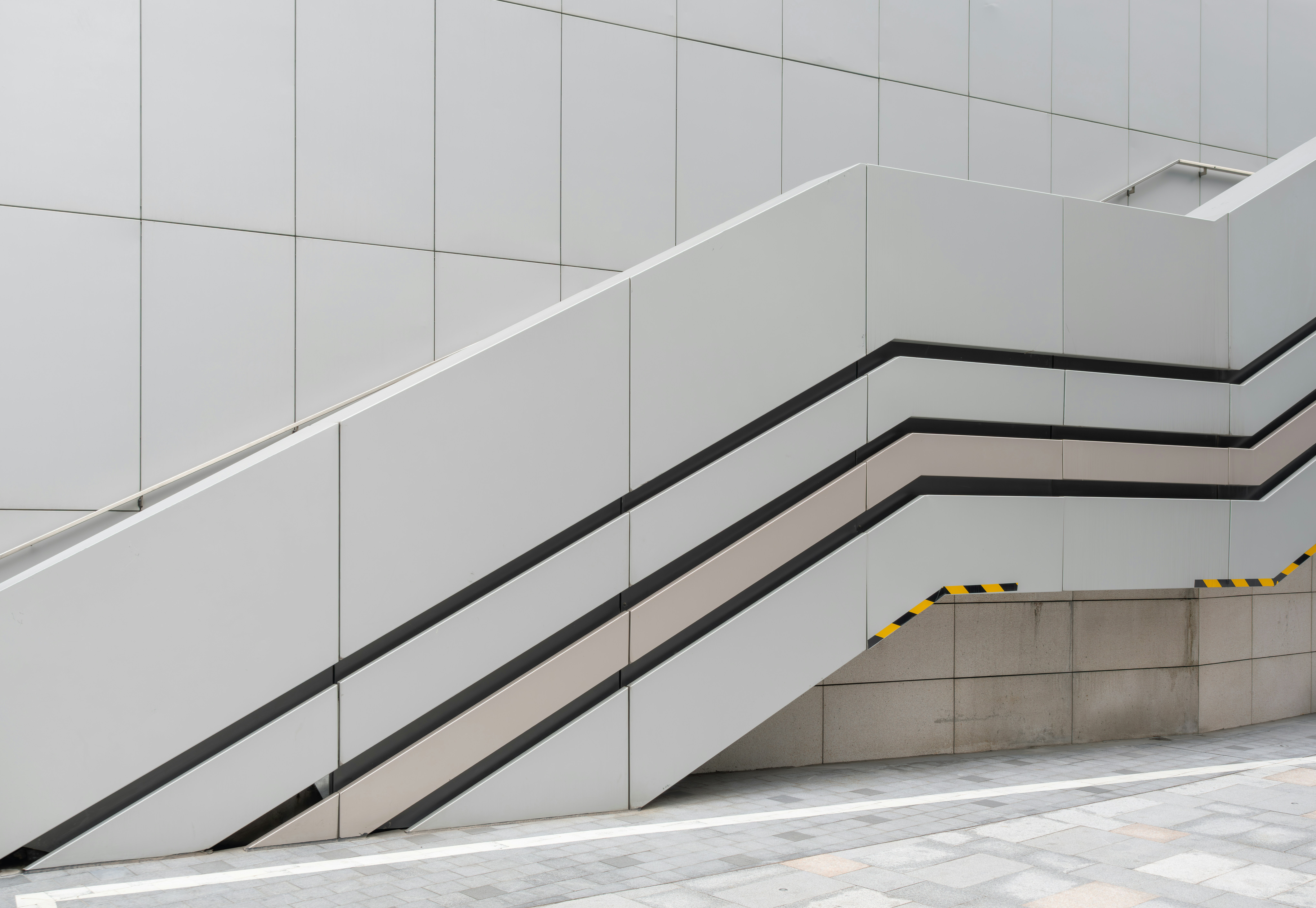 Angles on Concrete: The Diagonal Ramp in Soft Light