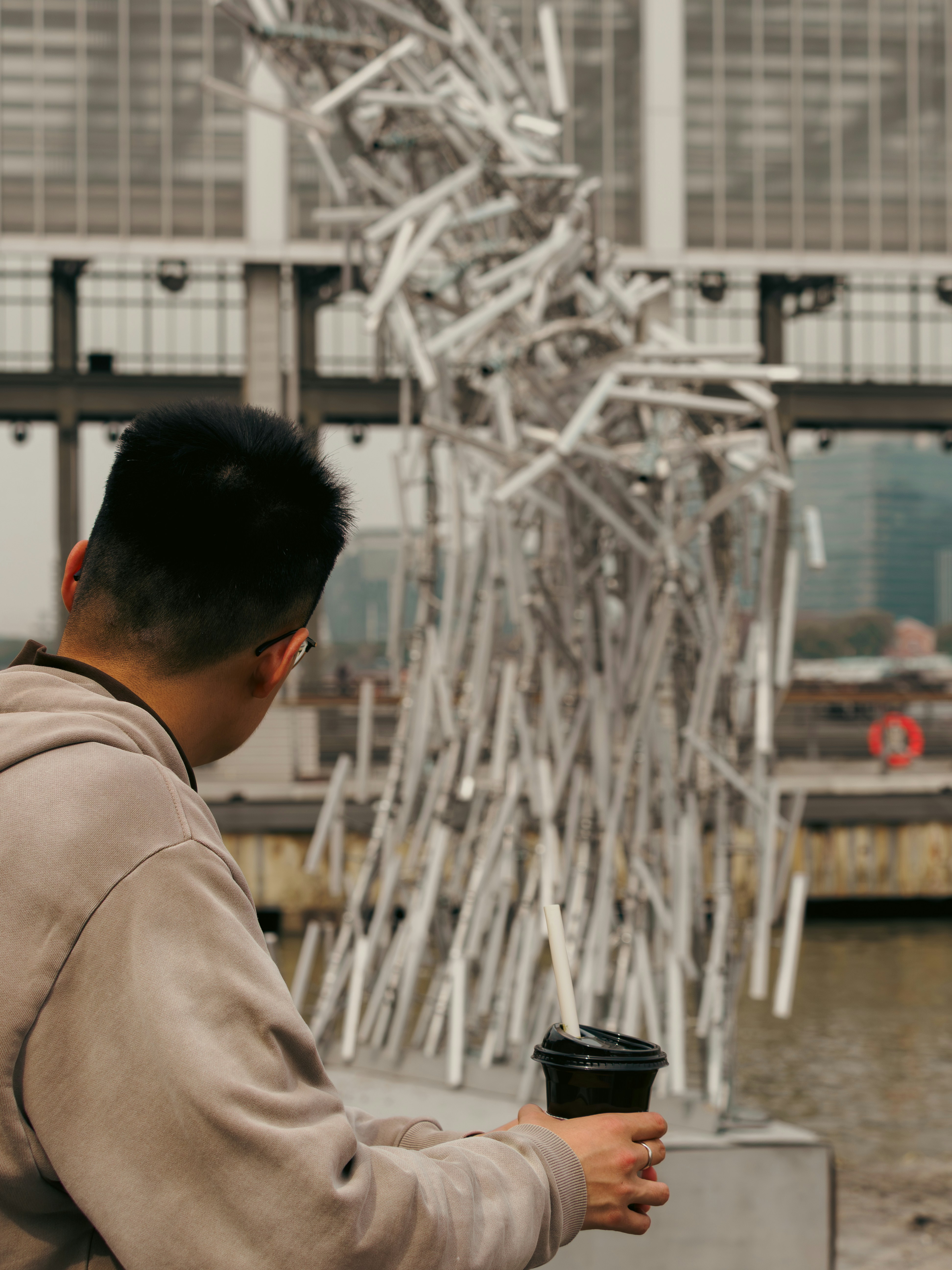 Pour Over the Metal Tree: A Quiet Moment by the River