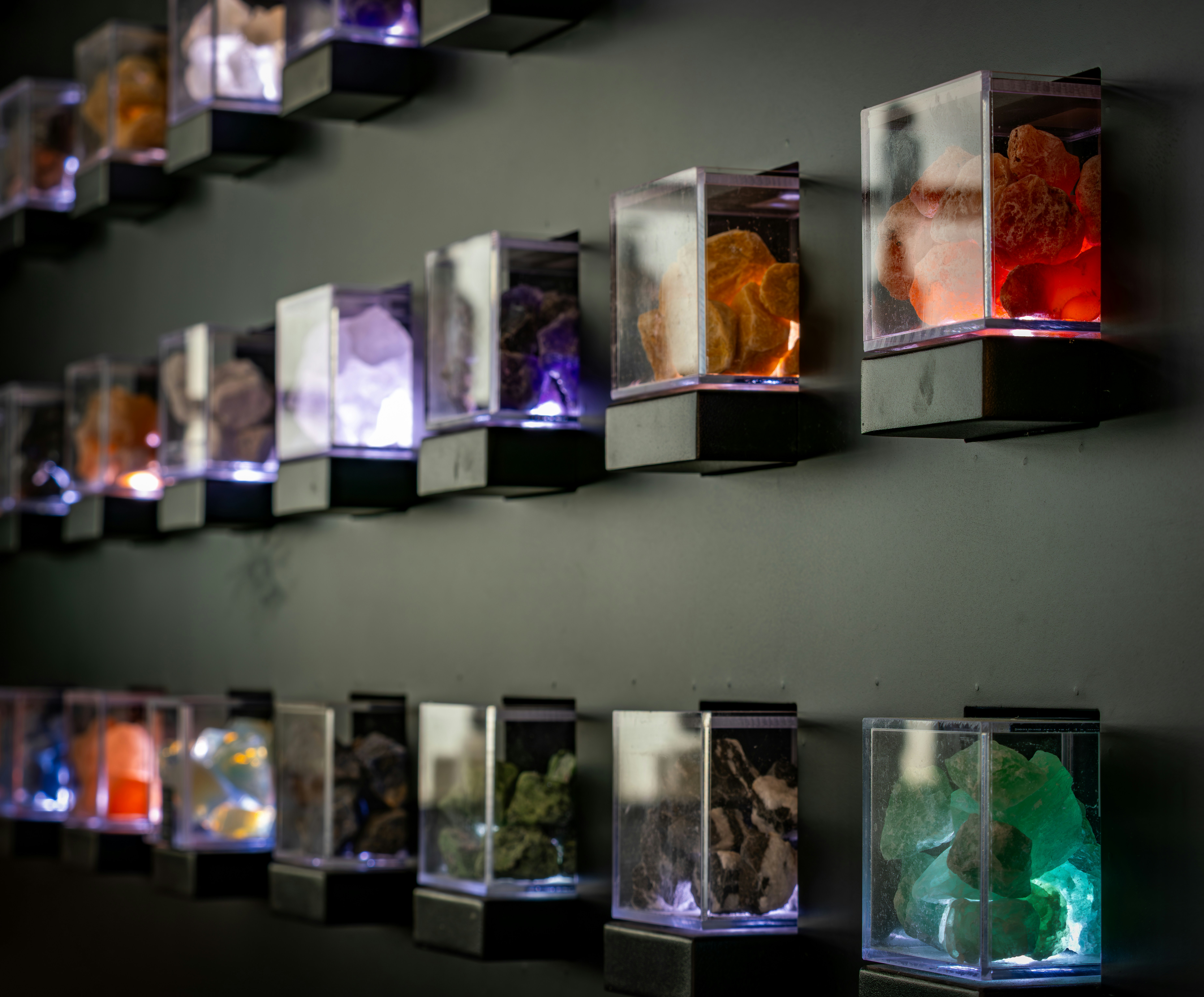 Chromatic Cubes: A Gallery of Ephemeral Colors