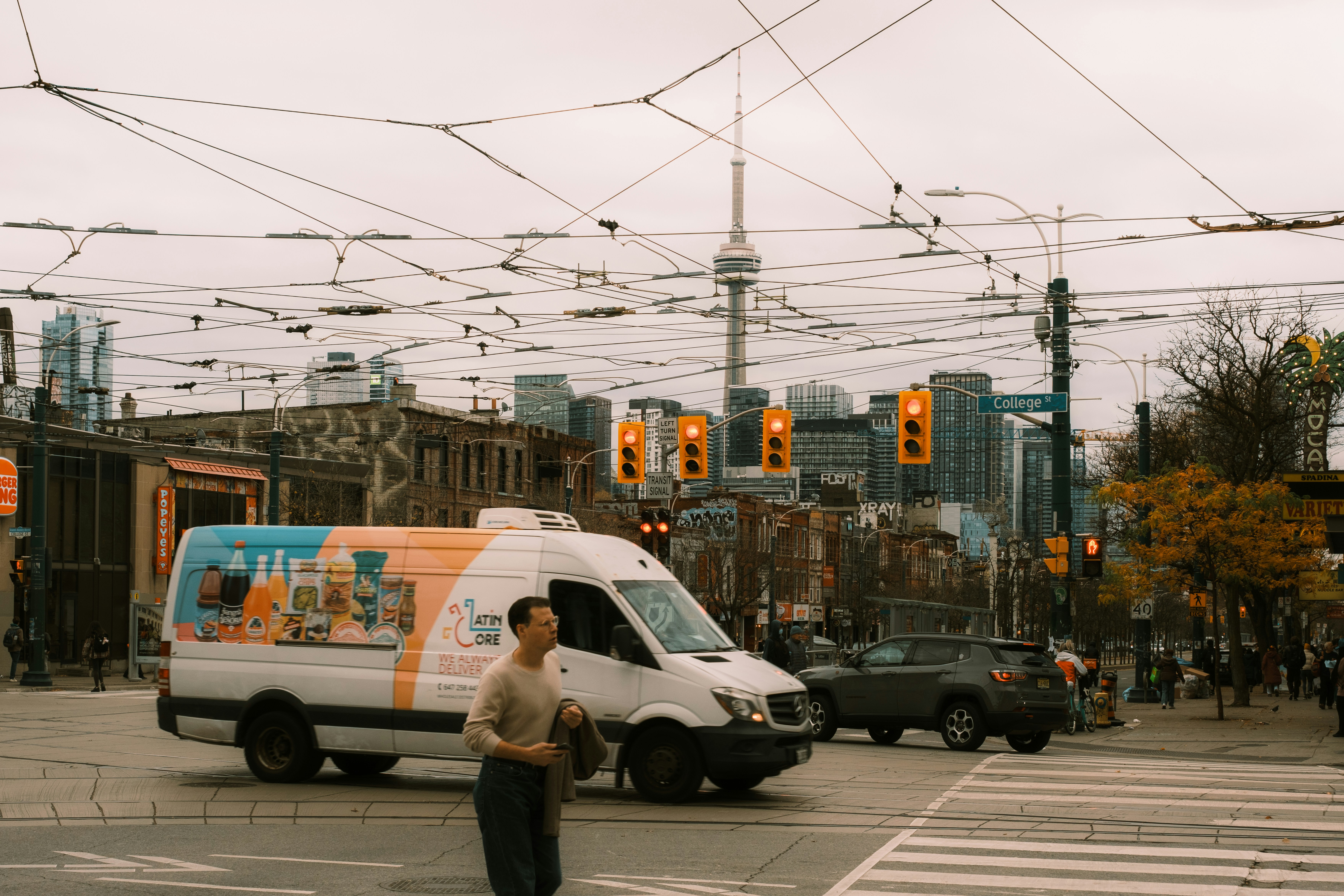 City Junction: A Transit Vignette Under Overhead Rails