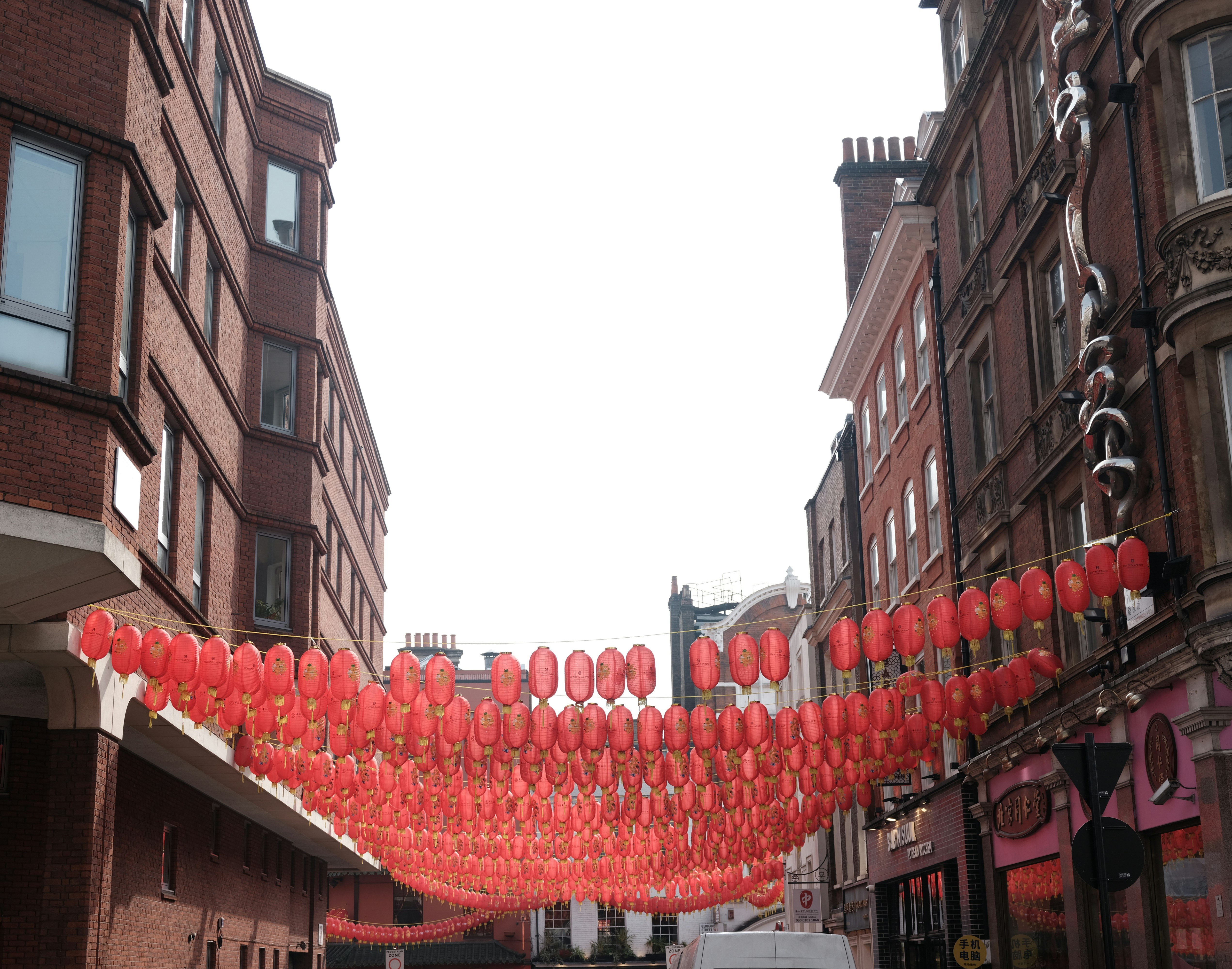 Red Lanterns Crown the City Lane