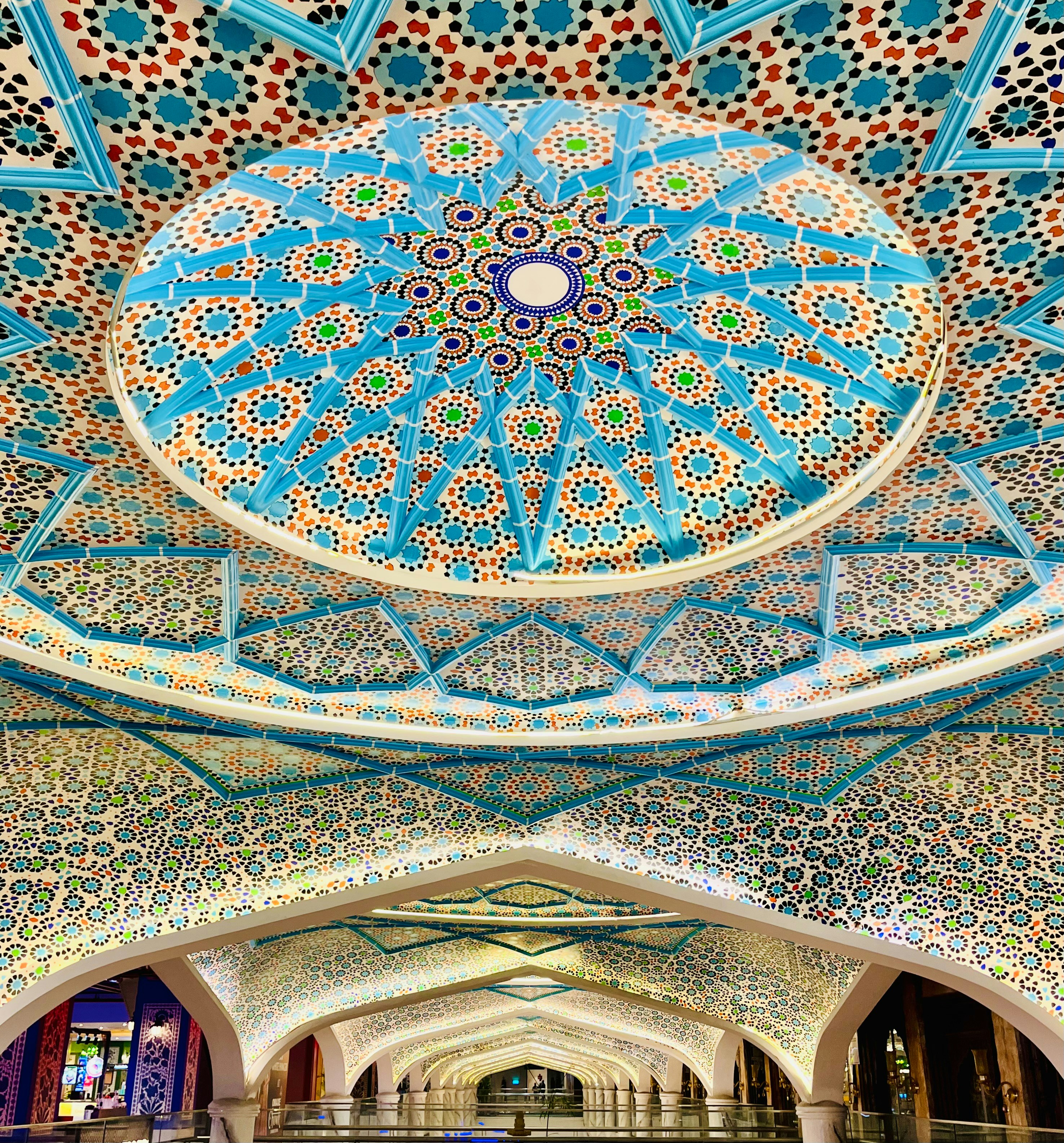 Whirling Tiles: Celestial Dome Anchoring a Passage