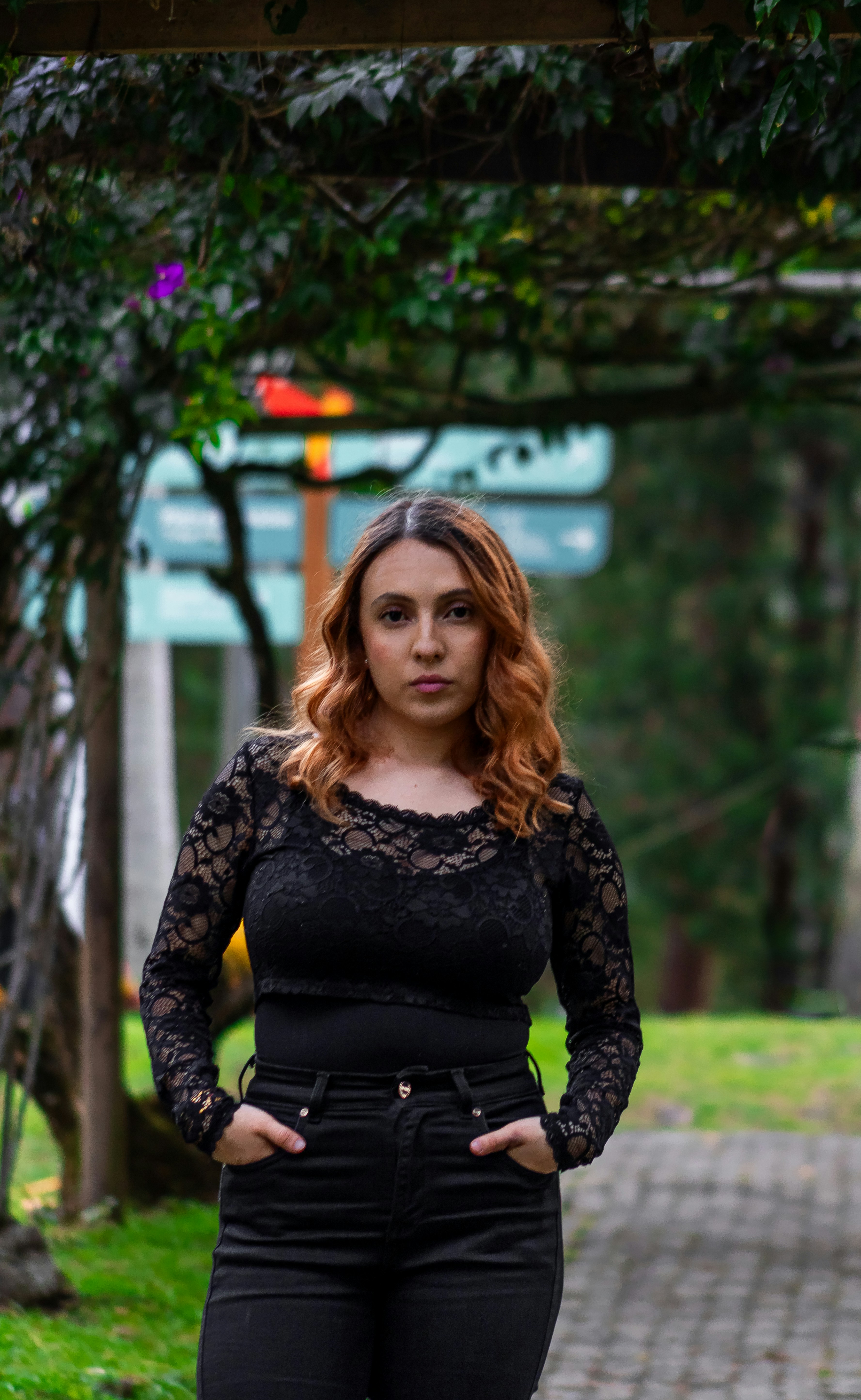 Midnight Lace: A Confident Portrait in Lace and Light