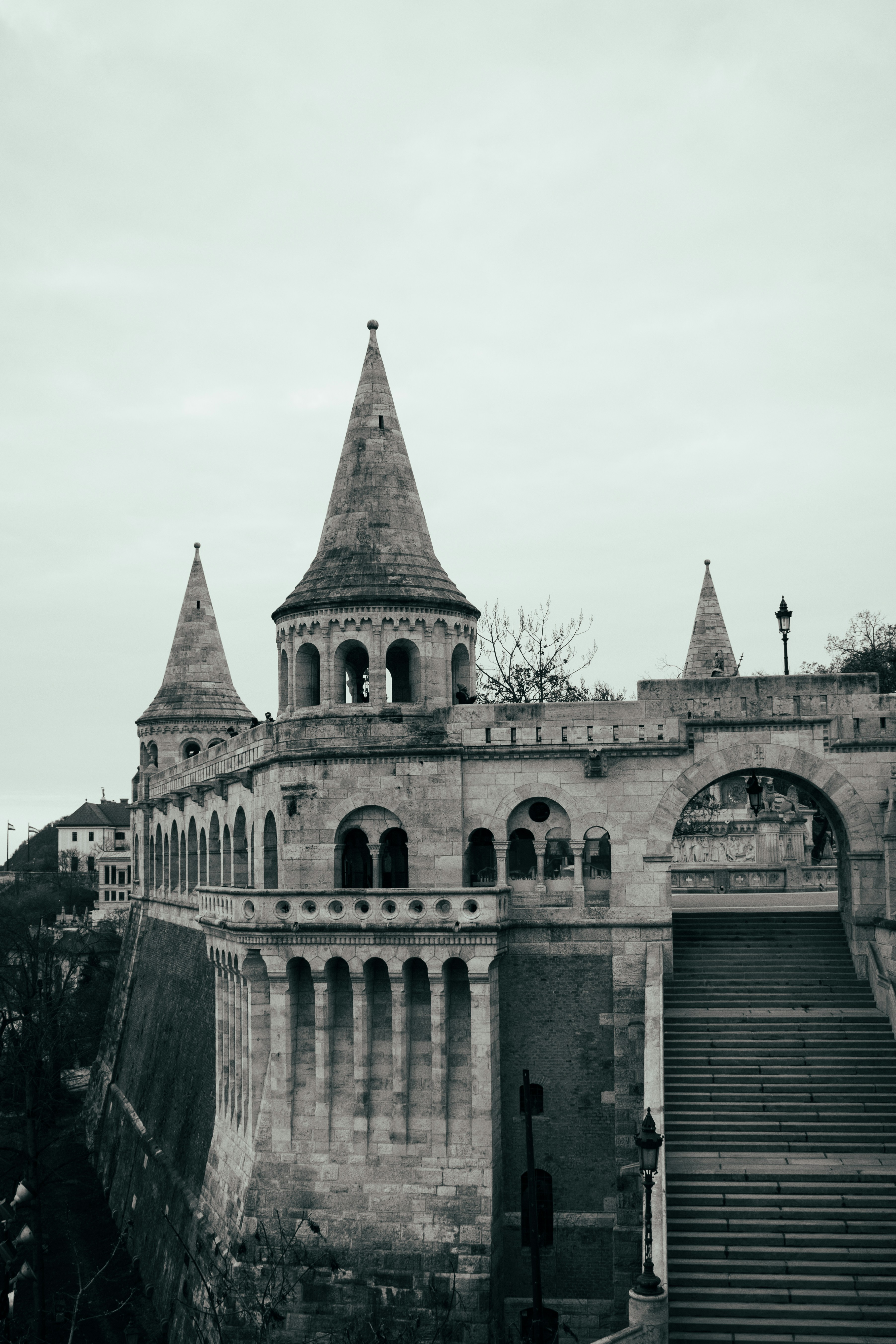 Castle Overlook: Stone Turrets guarding the valley