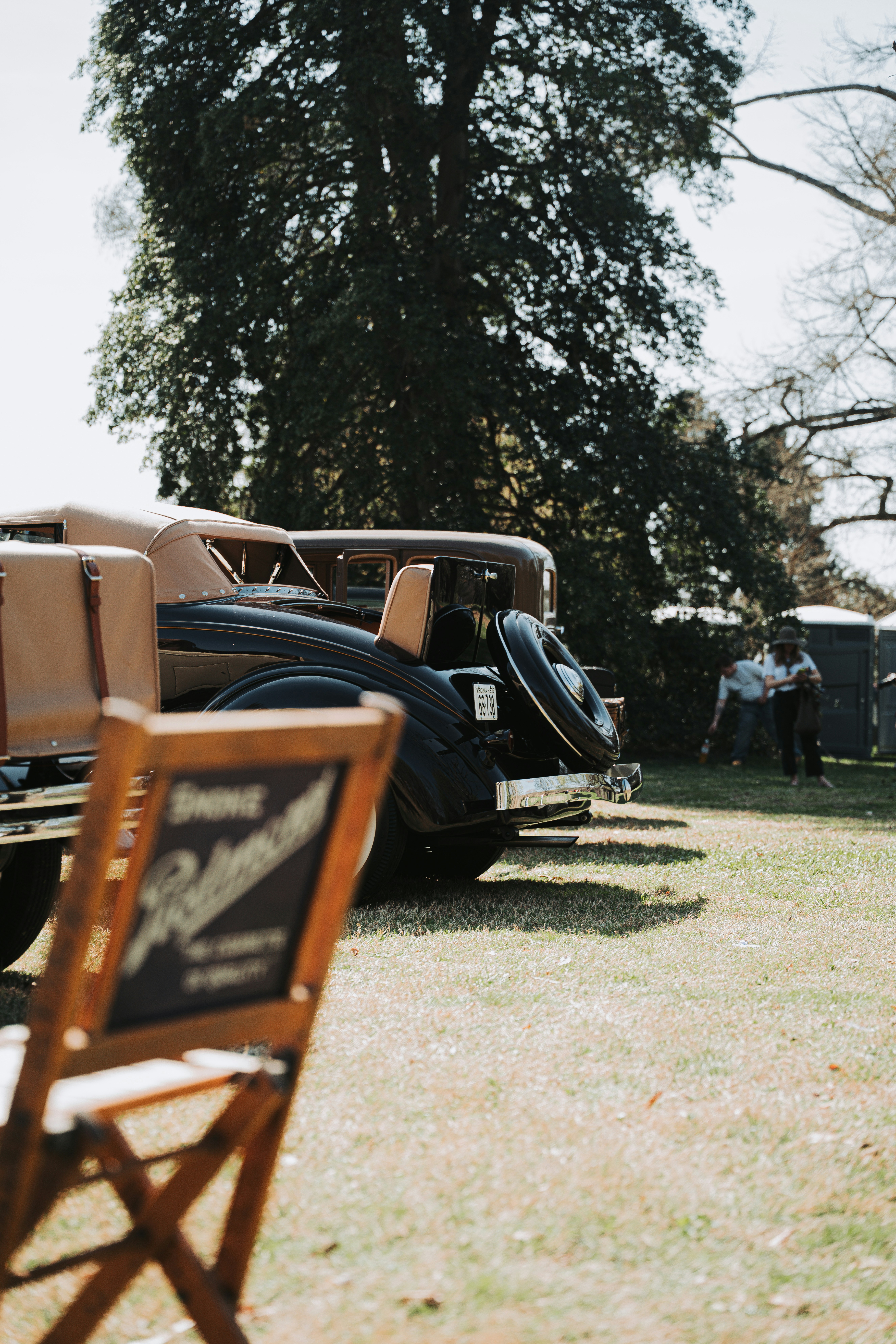 Echoes of the Road: A Row of Vintage Cars at Sunset