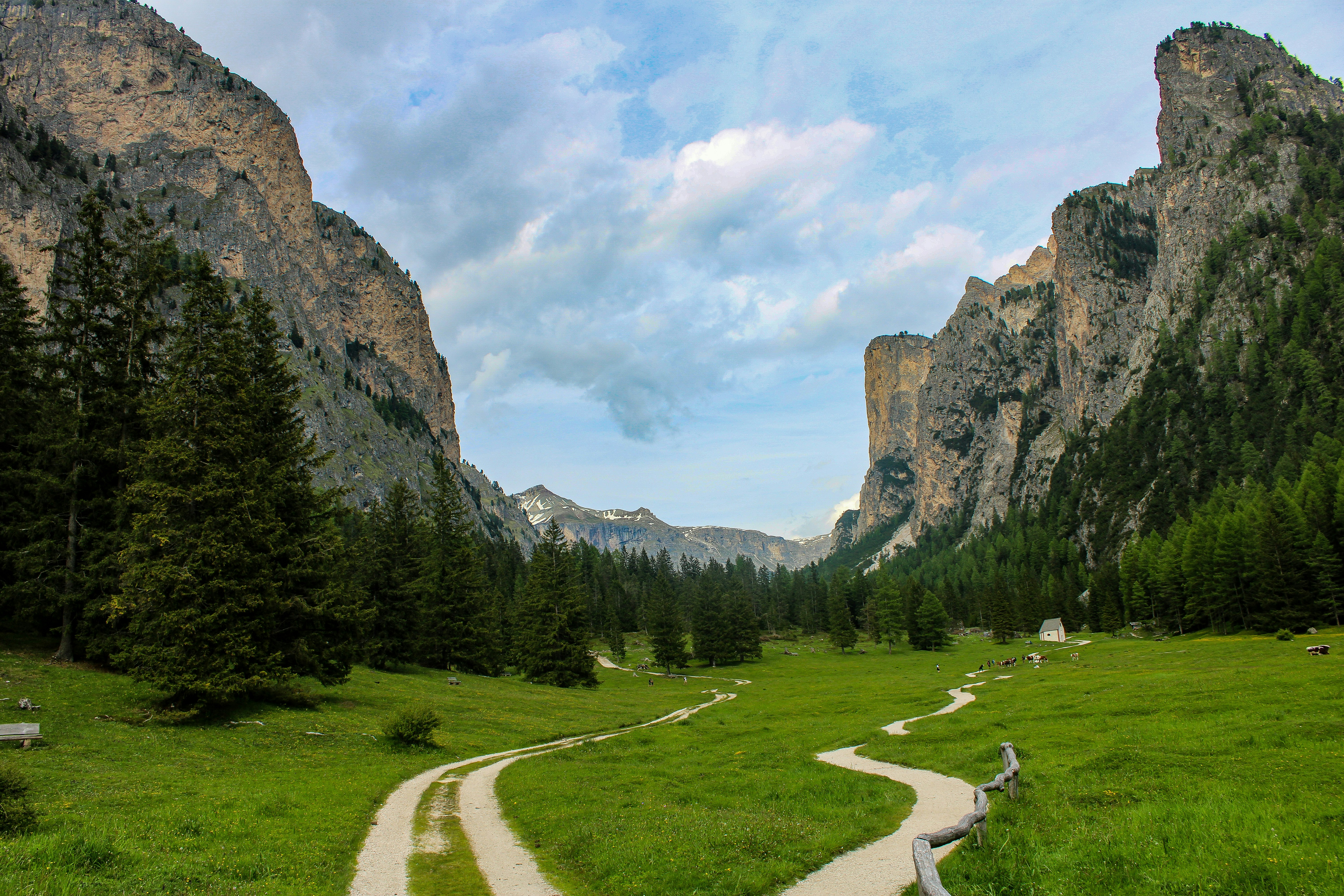 Valley Path to the Twin Cliffs