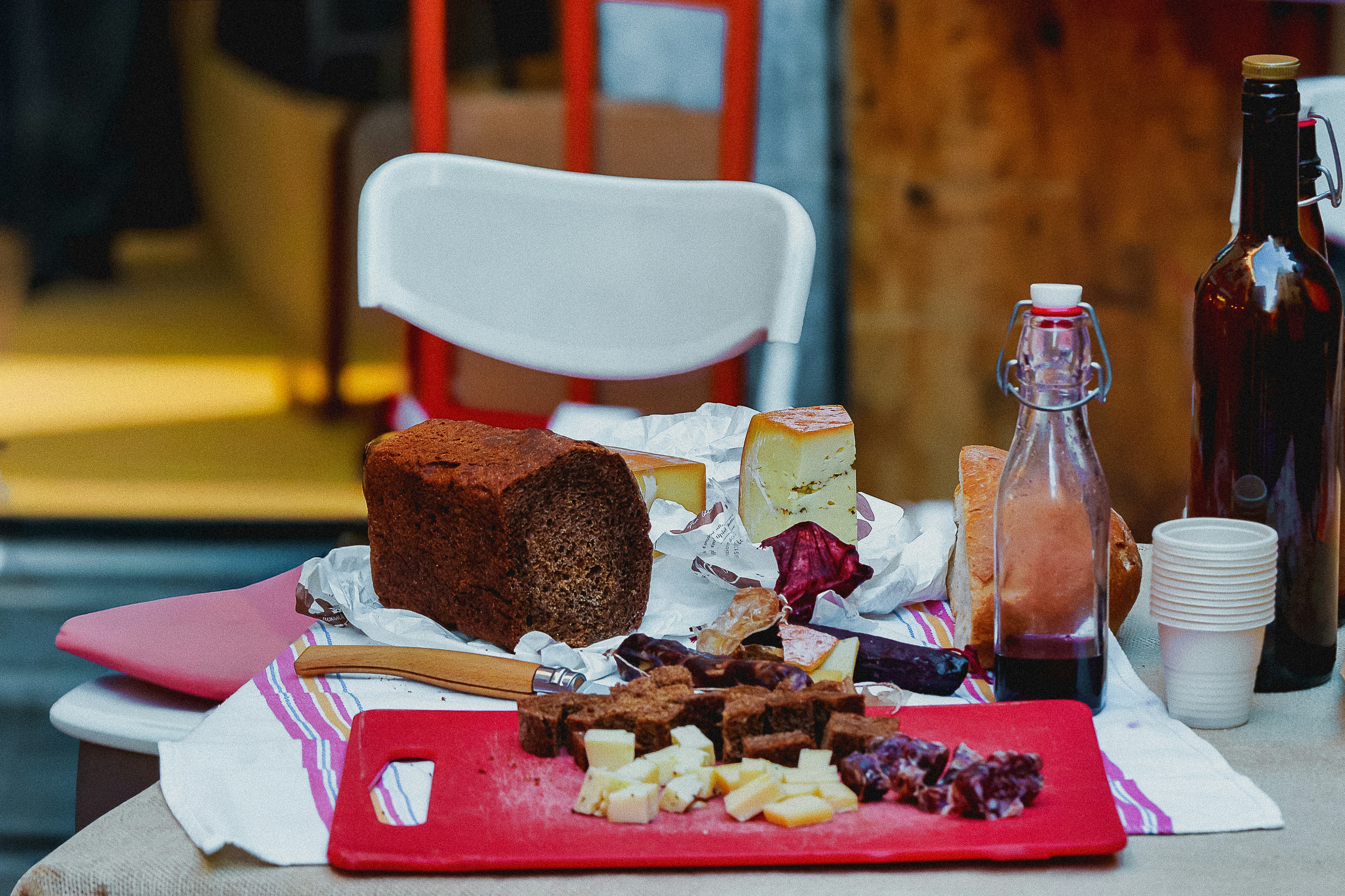 Cheese Board Moment by the Window