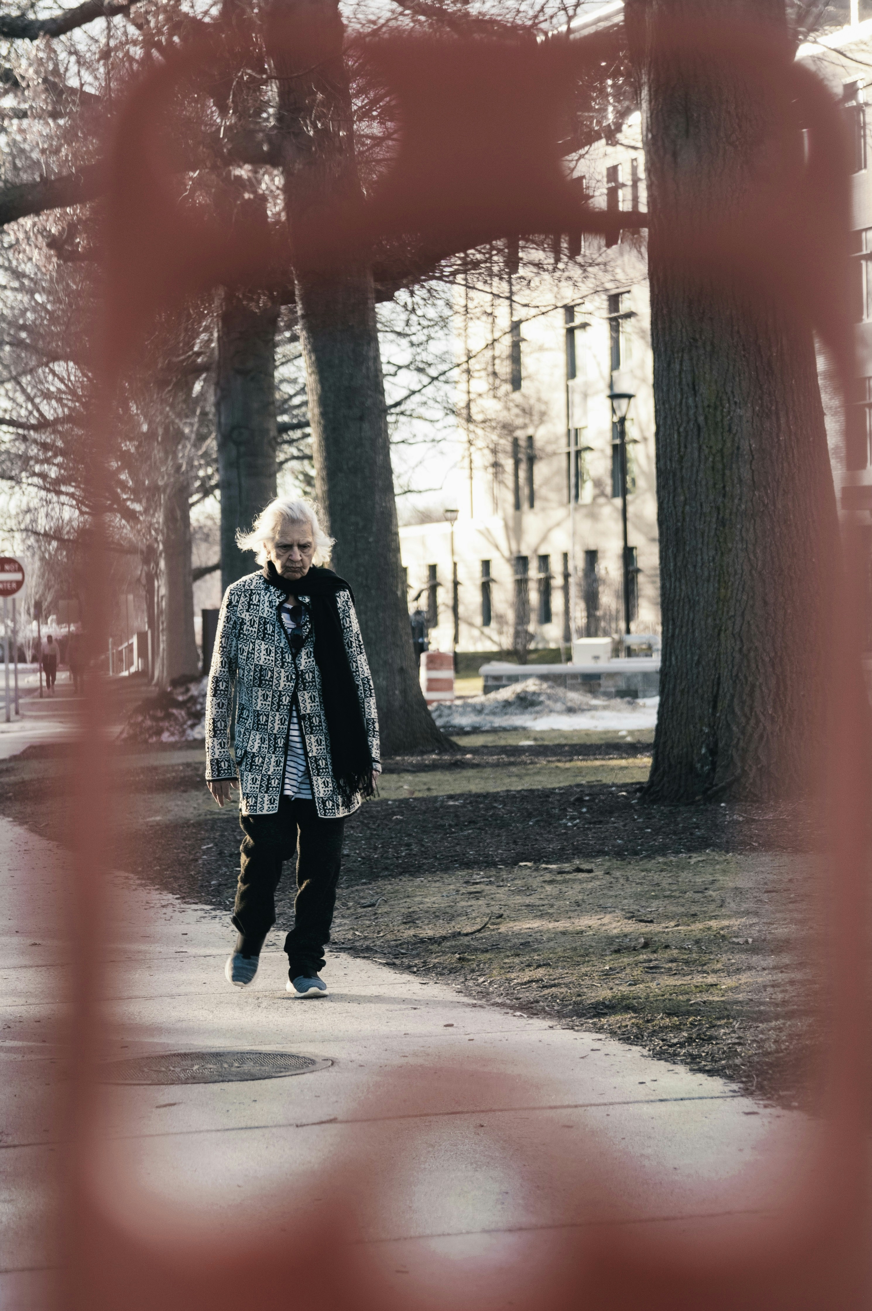 A Quiet Walk Through the Framing Red Corridor
