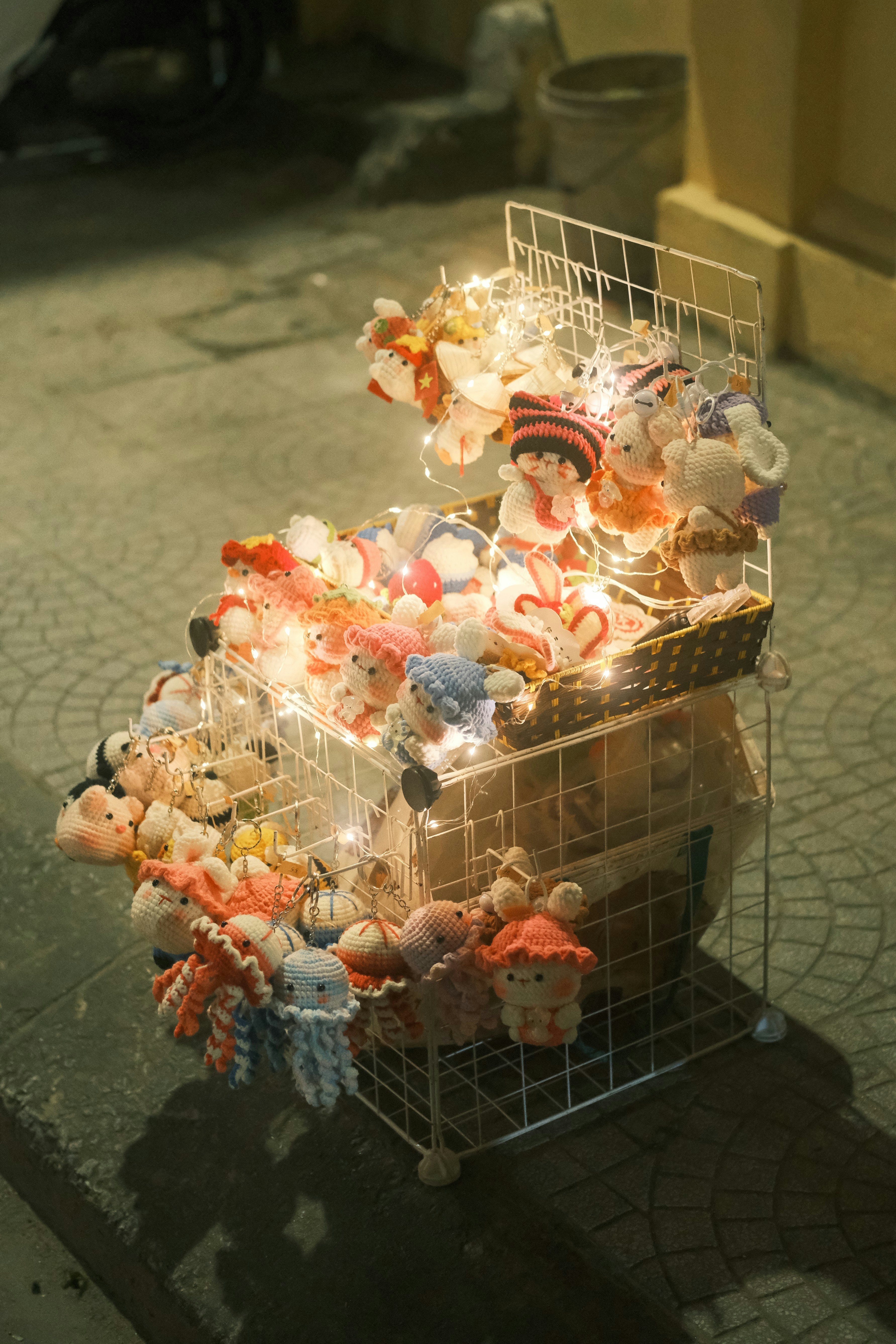 Glowing Toy Stall of Night Market Charms