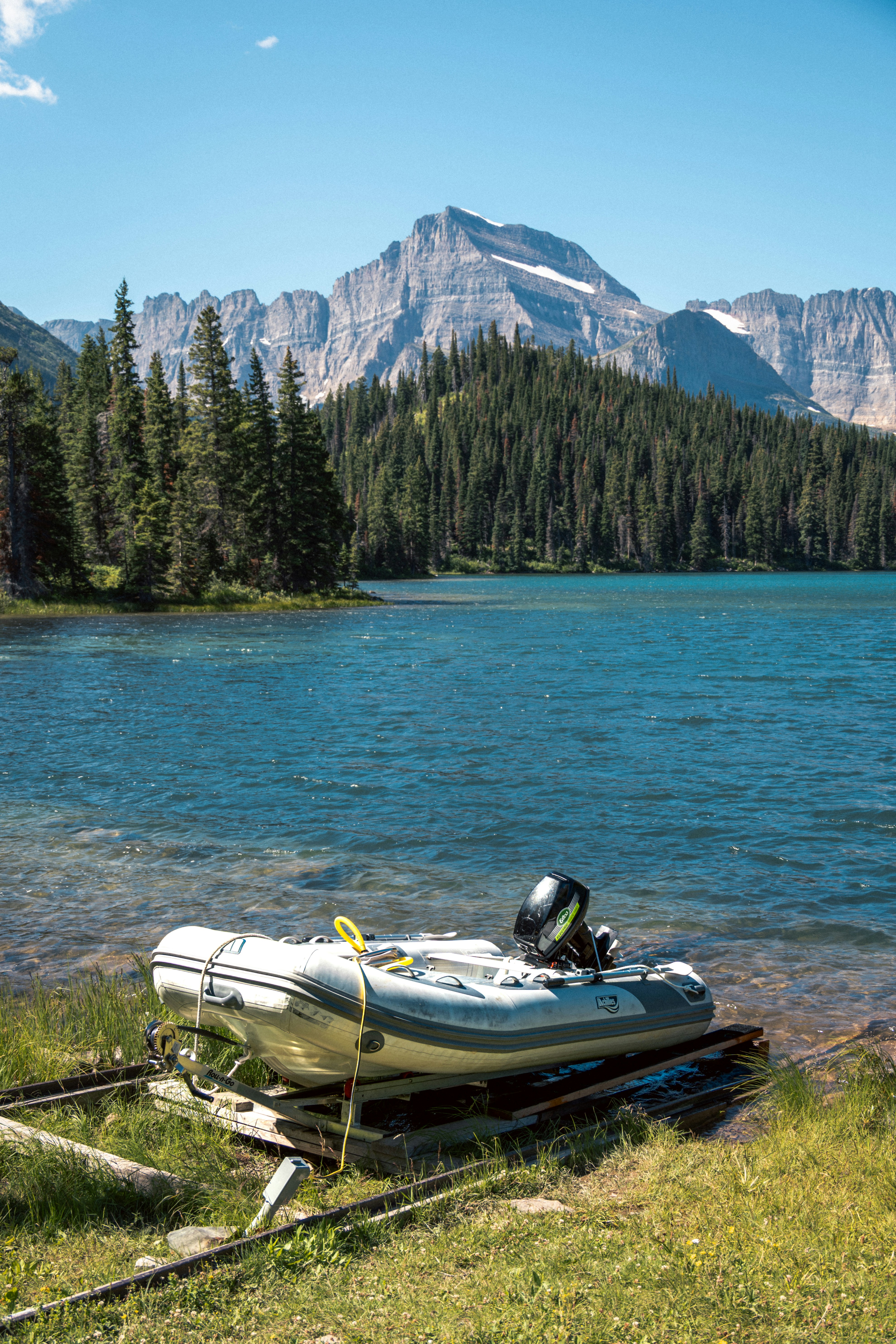 Emerald Lake and the Floating Boat