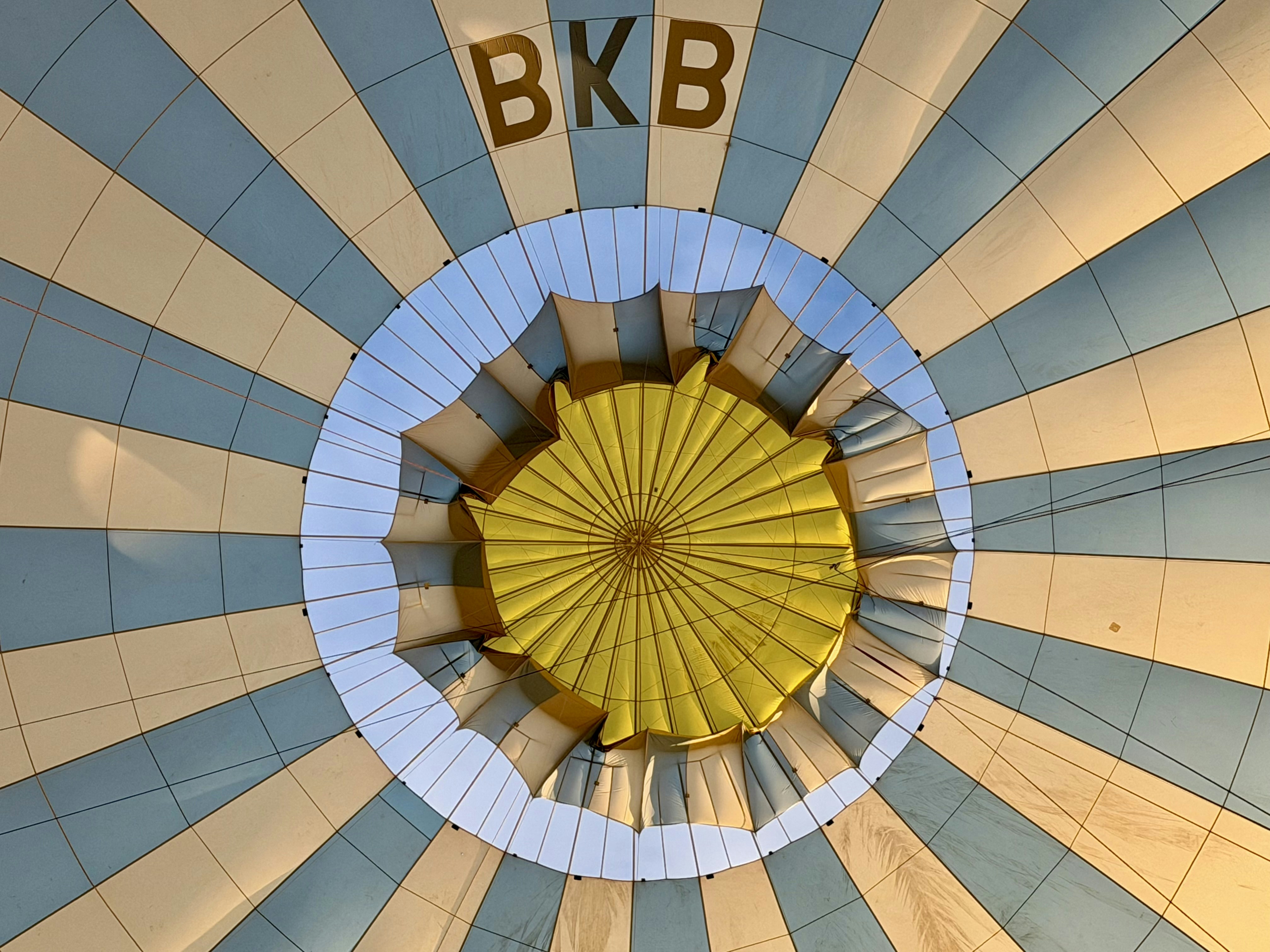 Circular Blueprint: Center of the Balloon