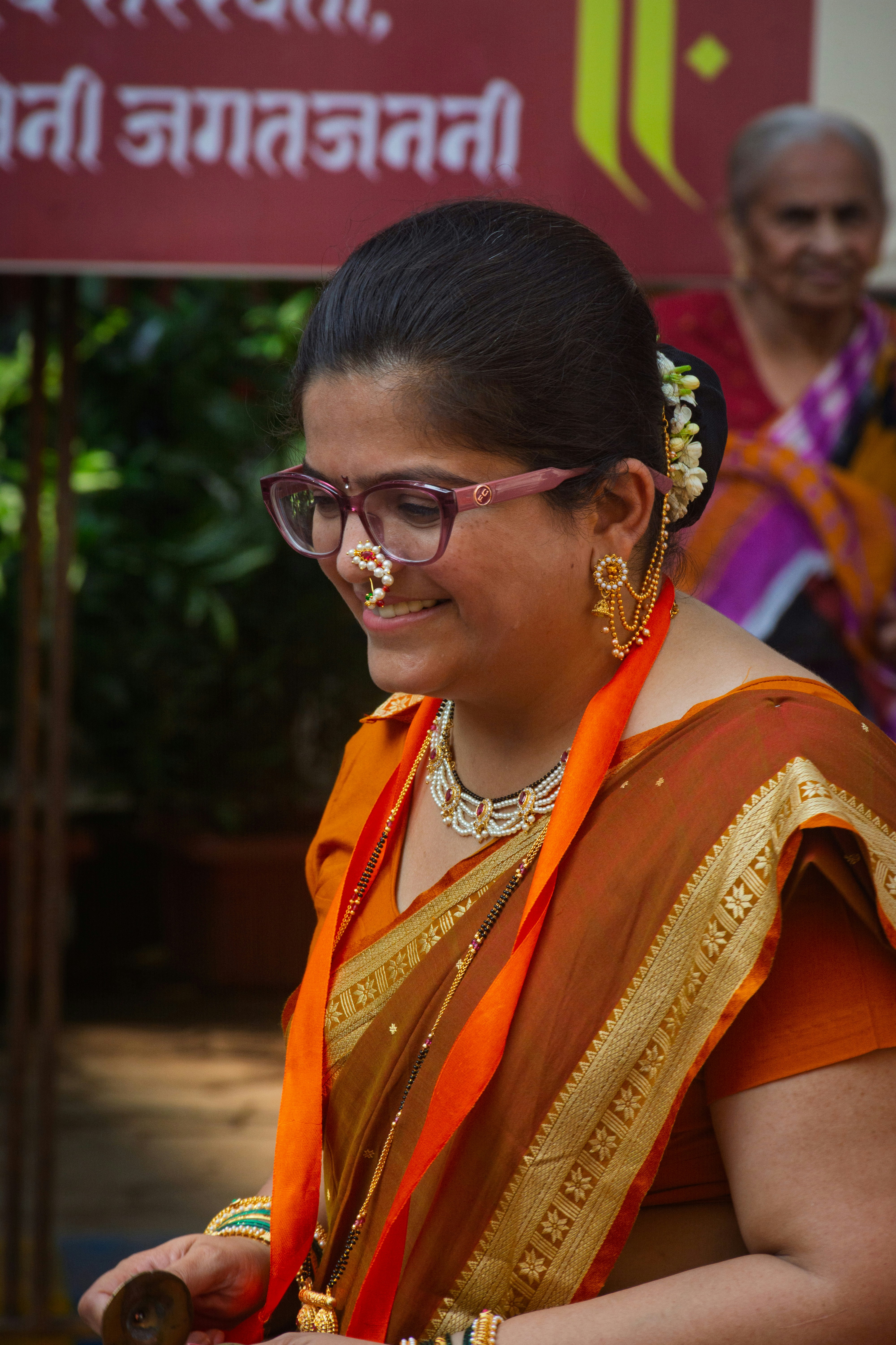 Grace and Ornament: A Portrait in Traditional Attire