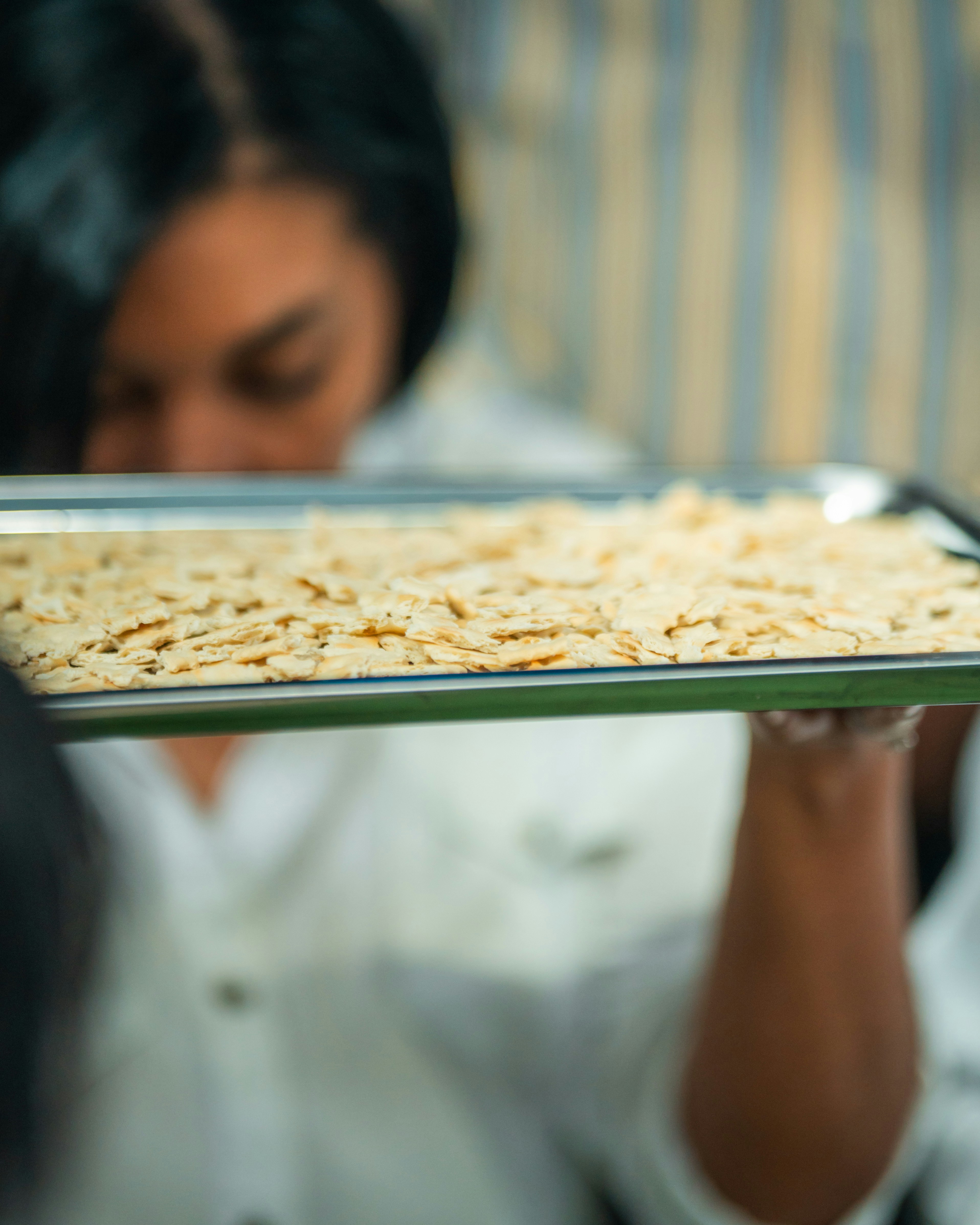 Tray of Golden Crunch: Quiet Focus on a Baker’s Craft