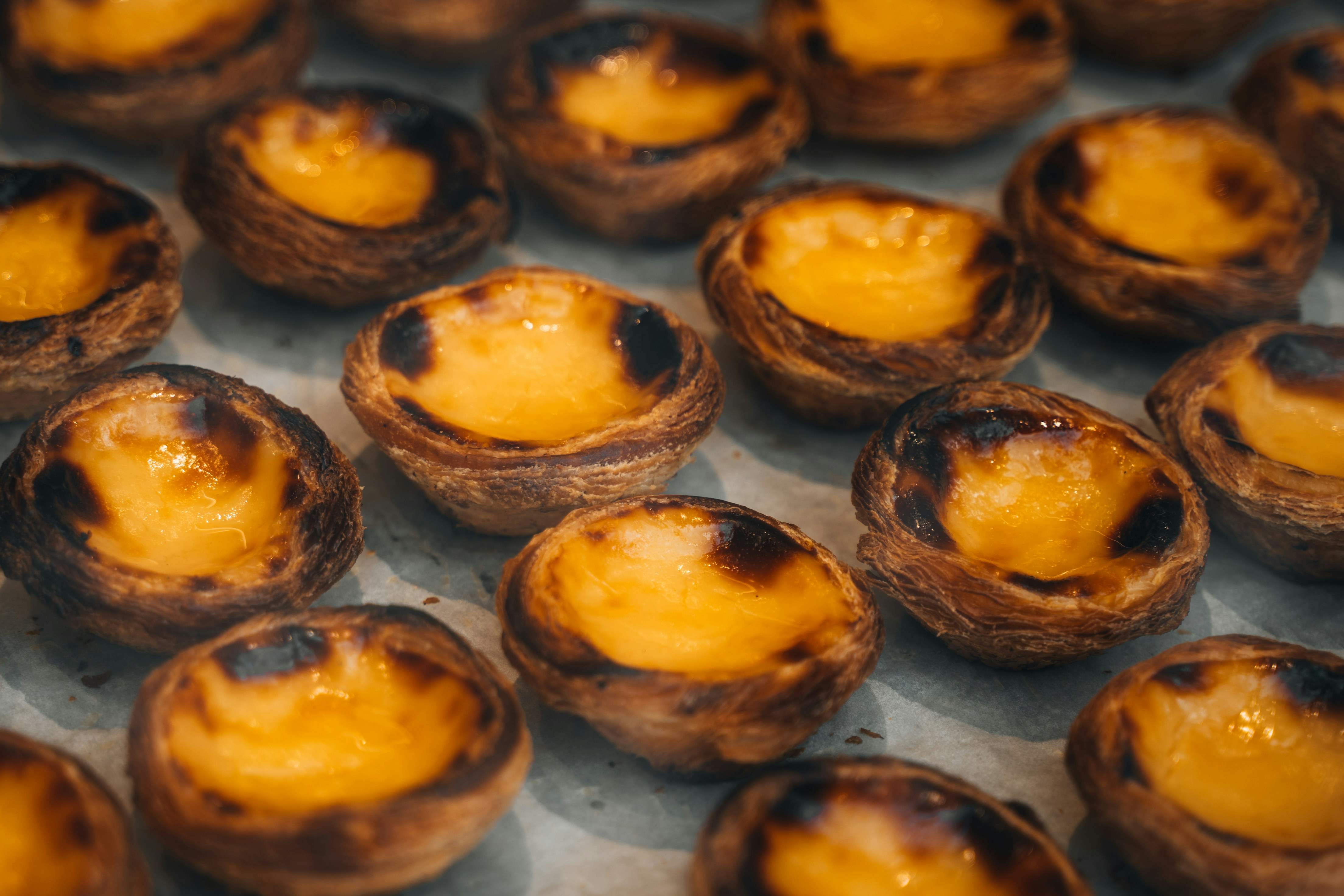 Golden Creams on a Cocoa Crust: Crisps Fresh from the Tray