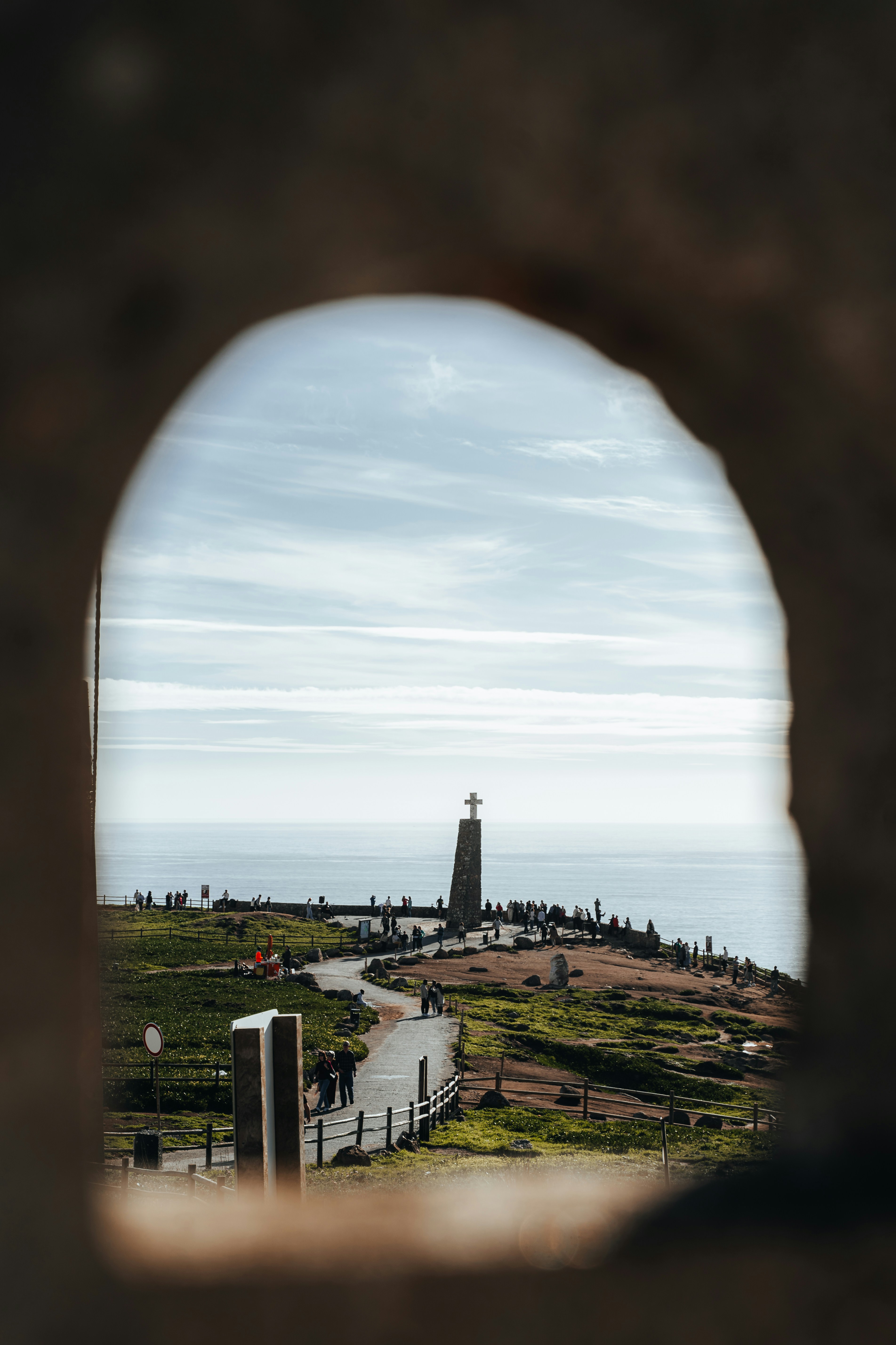 Through the Arch to the Lighthouse Shadow