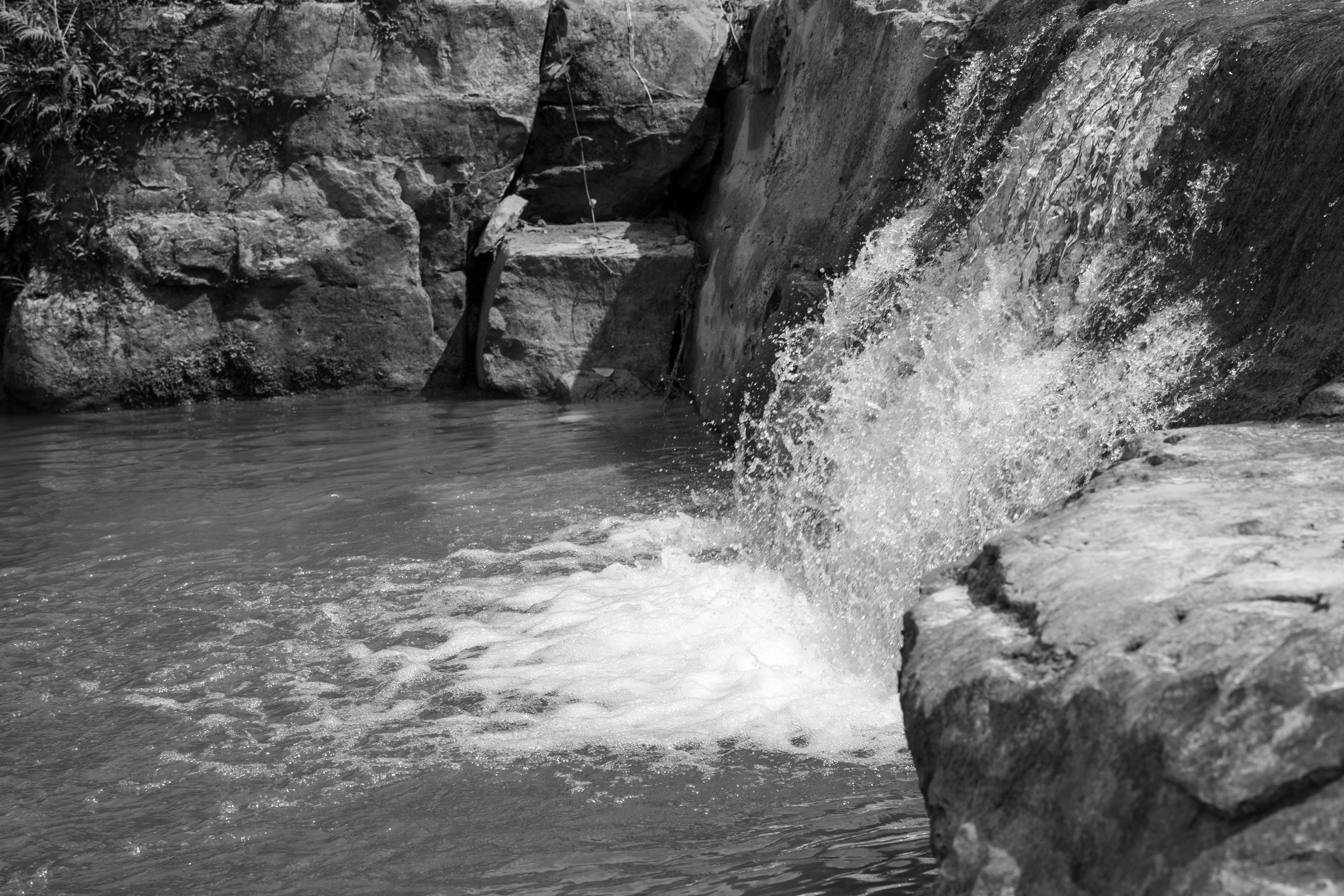 Waterfall Crest: A Quiet Confluence Between Stone and Spray