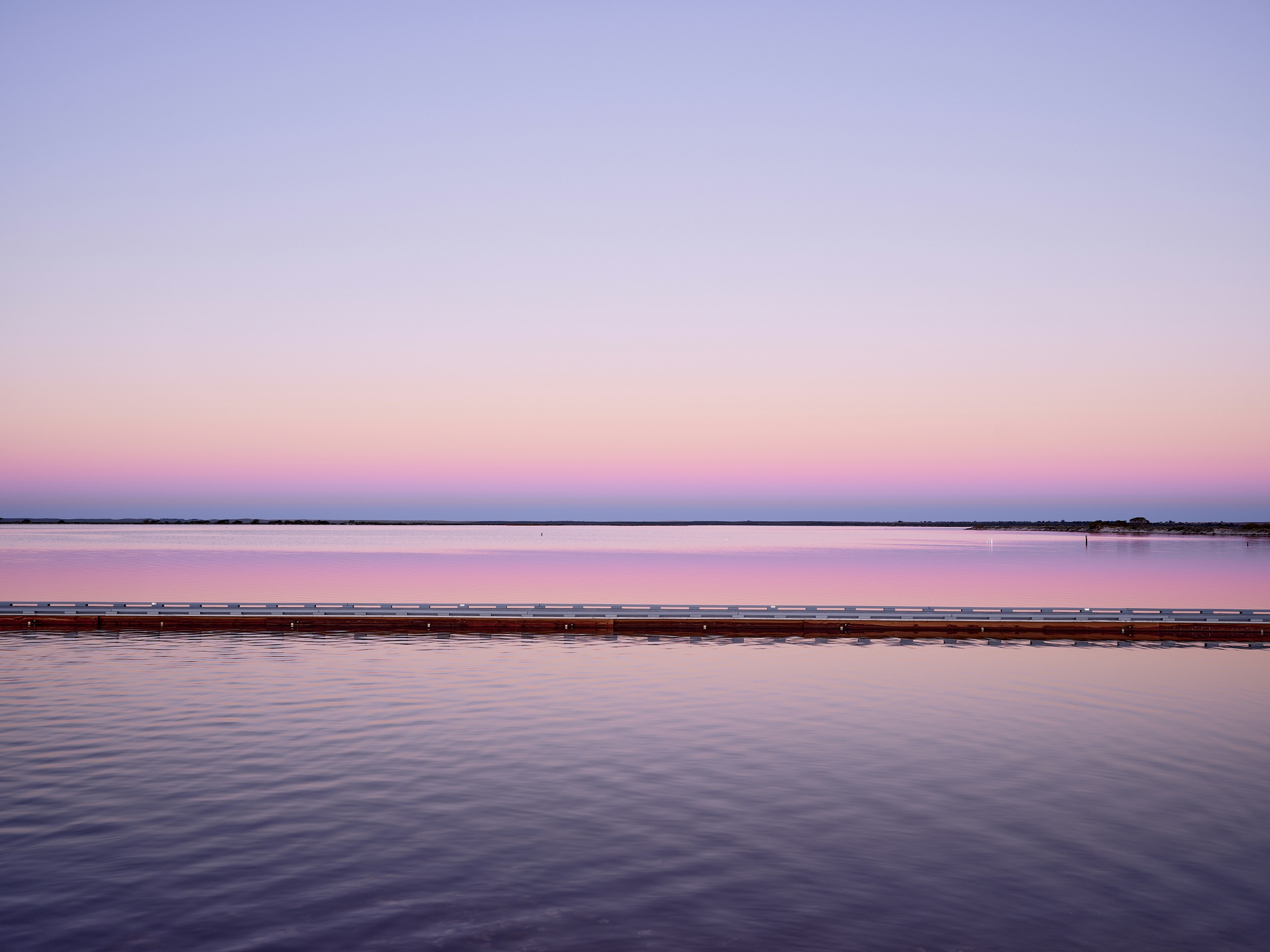 Pastel Horizon over Quiet Waters