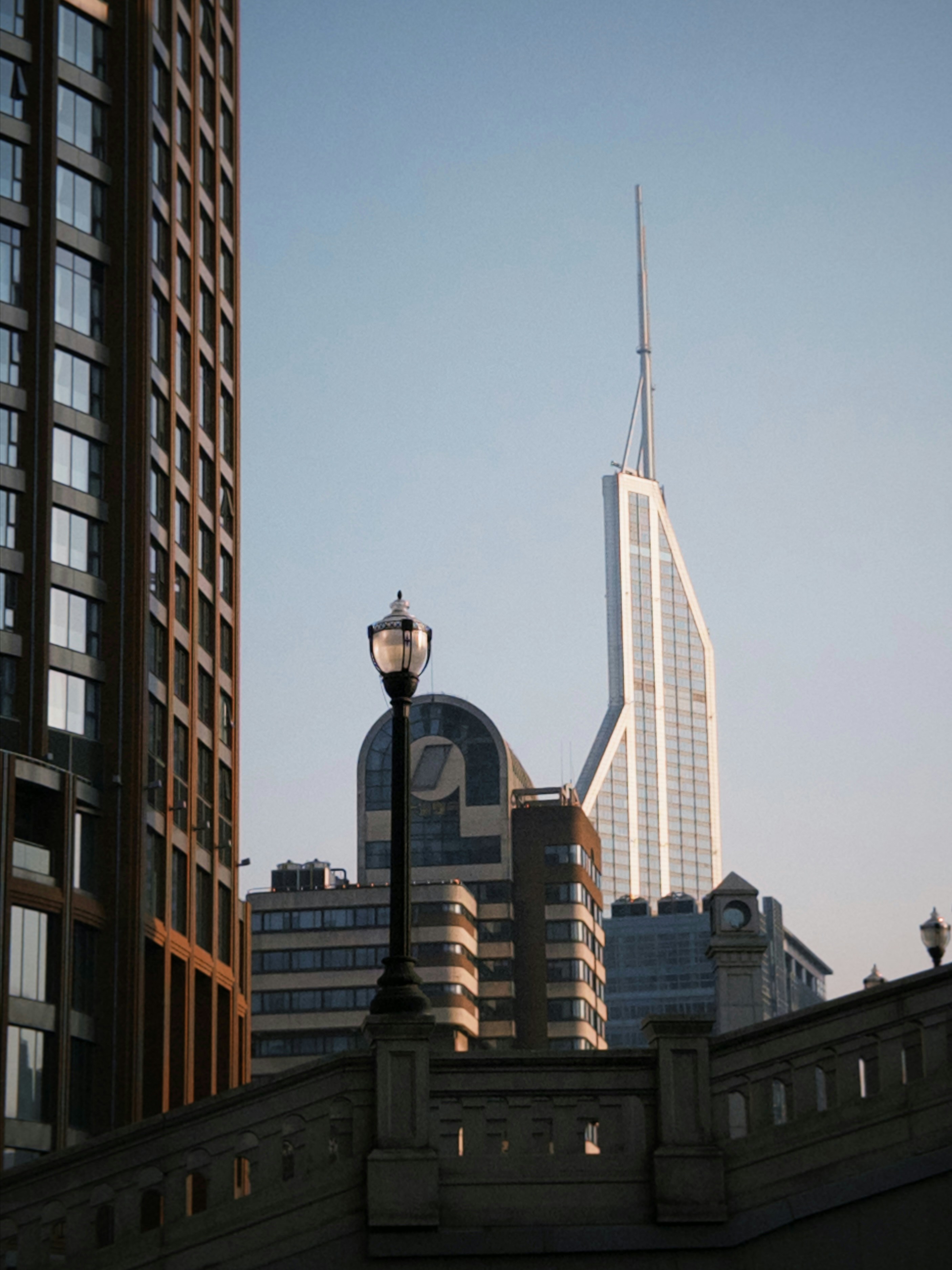 Skyscraper Spike: A City Tower Reaches Toward the Daylight