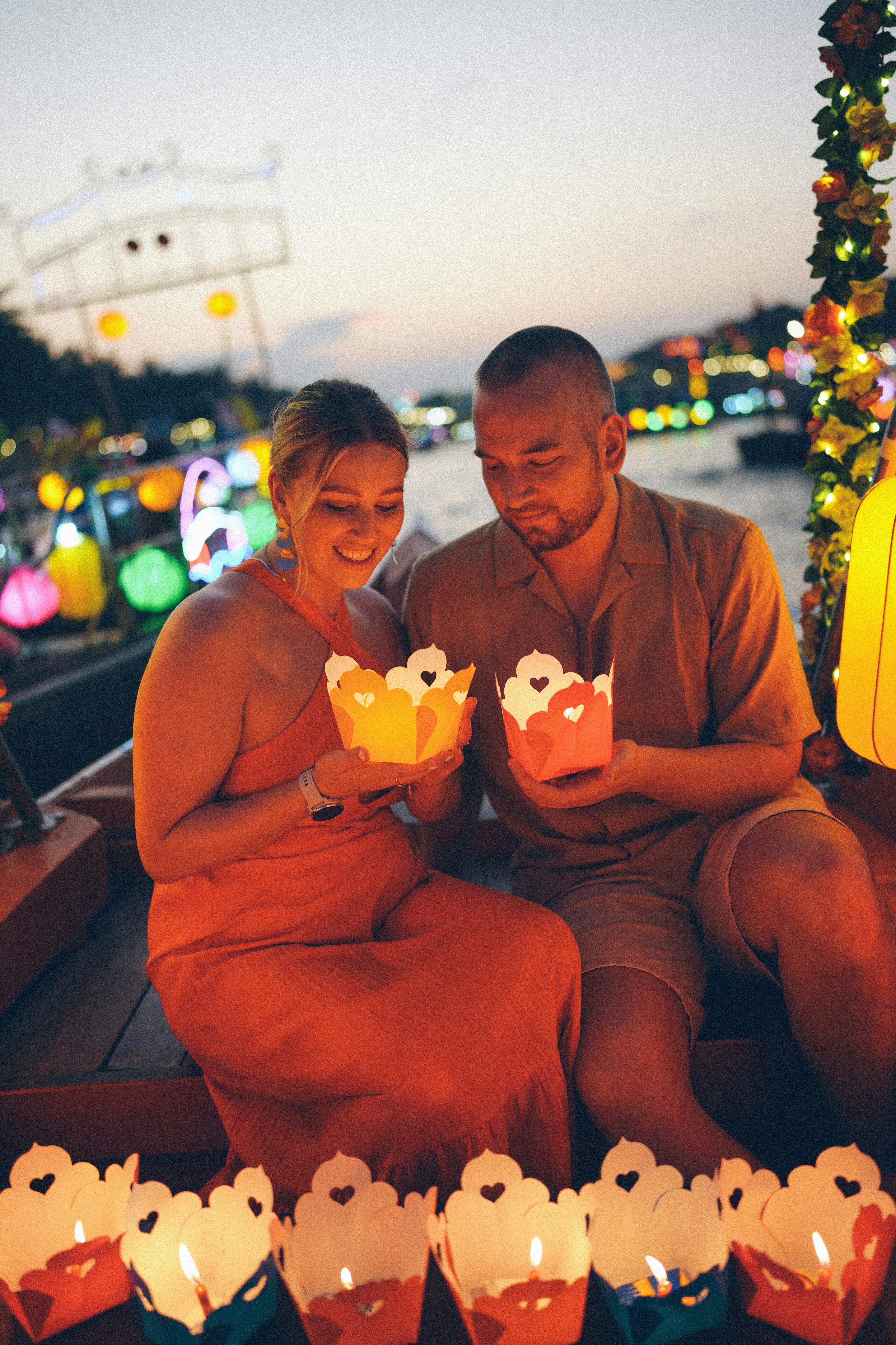 Glow in the Boats: Night Market Treats Shared