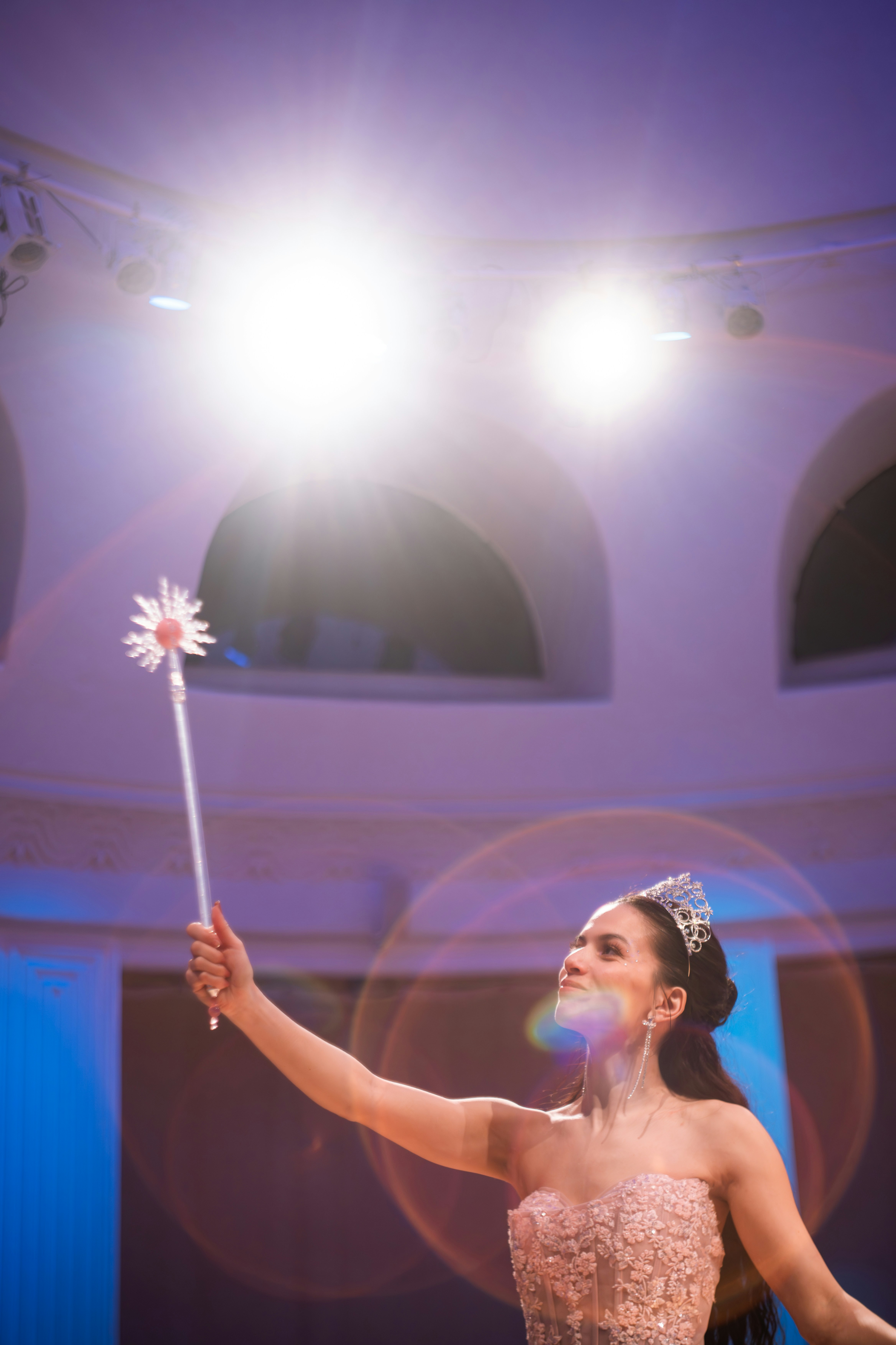 Glow and Grace: A Crowned Moment with the Wand of Sparkle