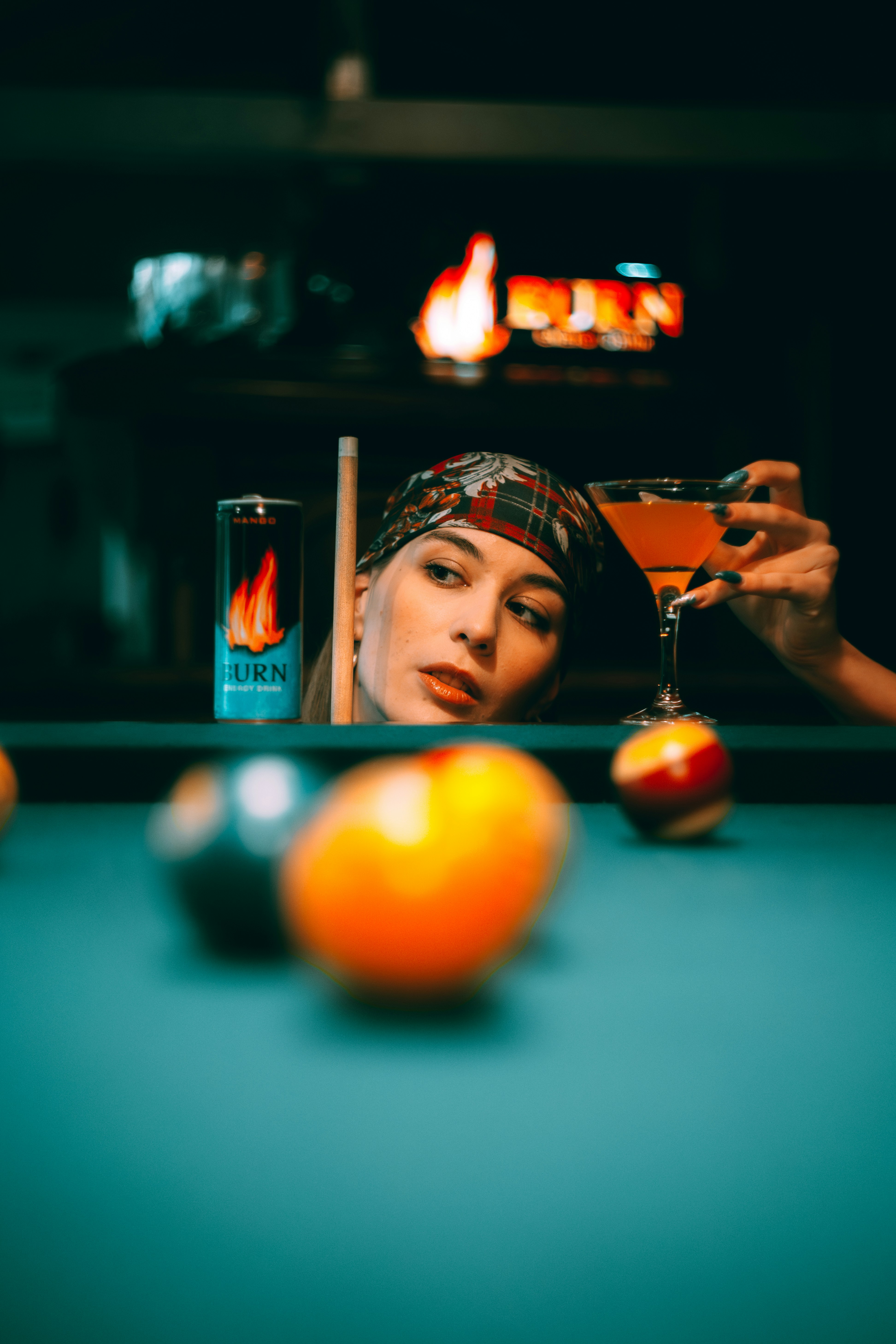 Cocktail at the Velvet Billiard: A Glance Over the Bar